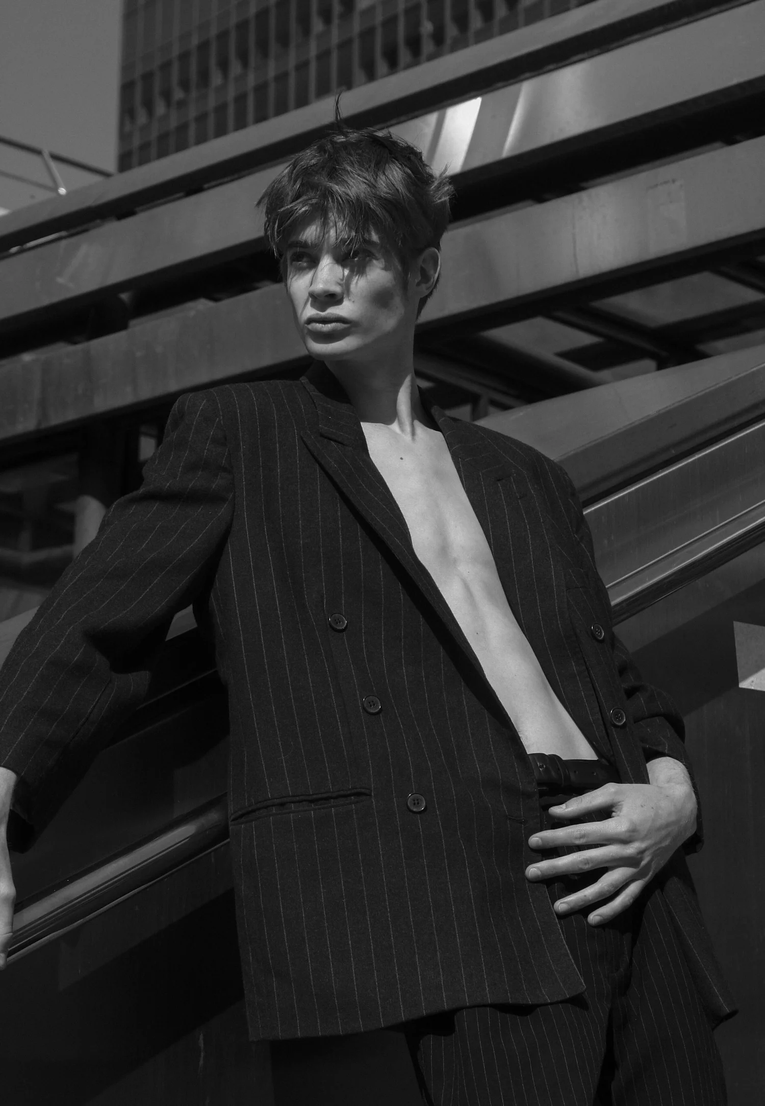 Editorial of male model Mathys at Garcons by Gervais by photographer ...