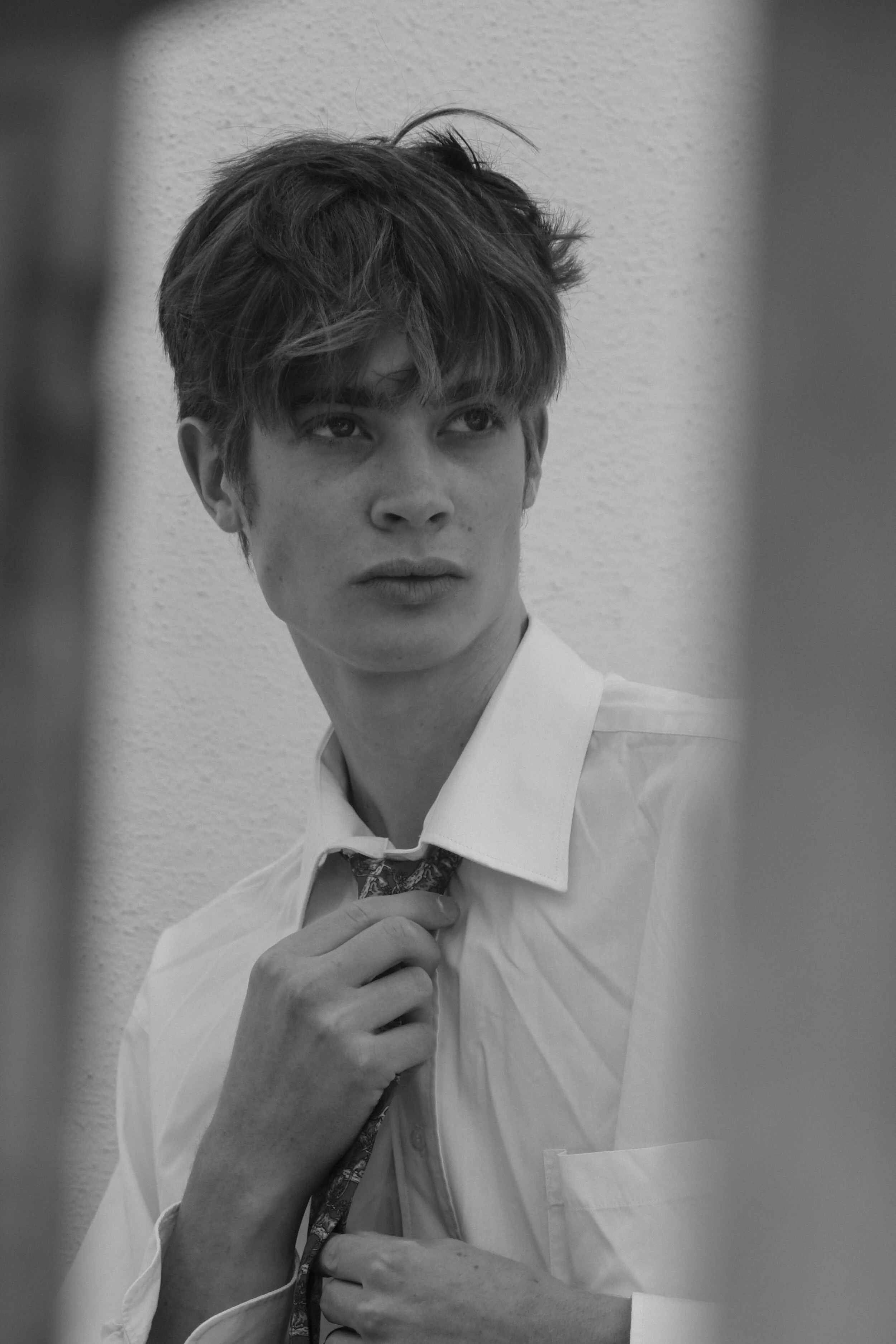 Editorial of male model Mathys at Garcons by Gervais by photographer ...