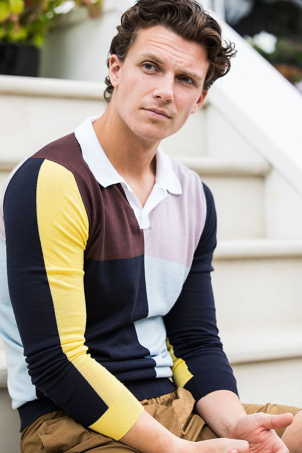 Editorial of male model Sam Tingman at W Models by Nicholas Andrews for ...