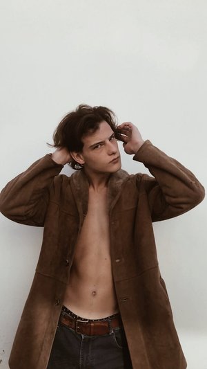 Editorial of male model Gaston Gibb by photographer Rodrigo Marconatto ...