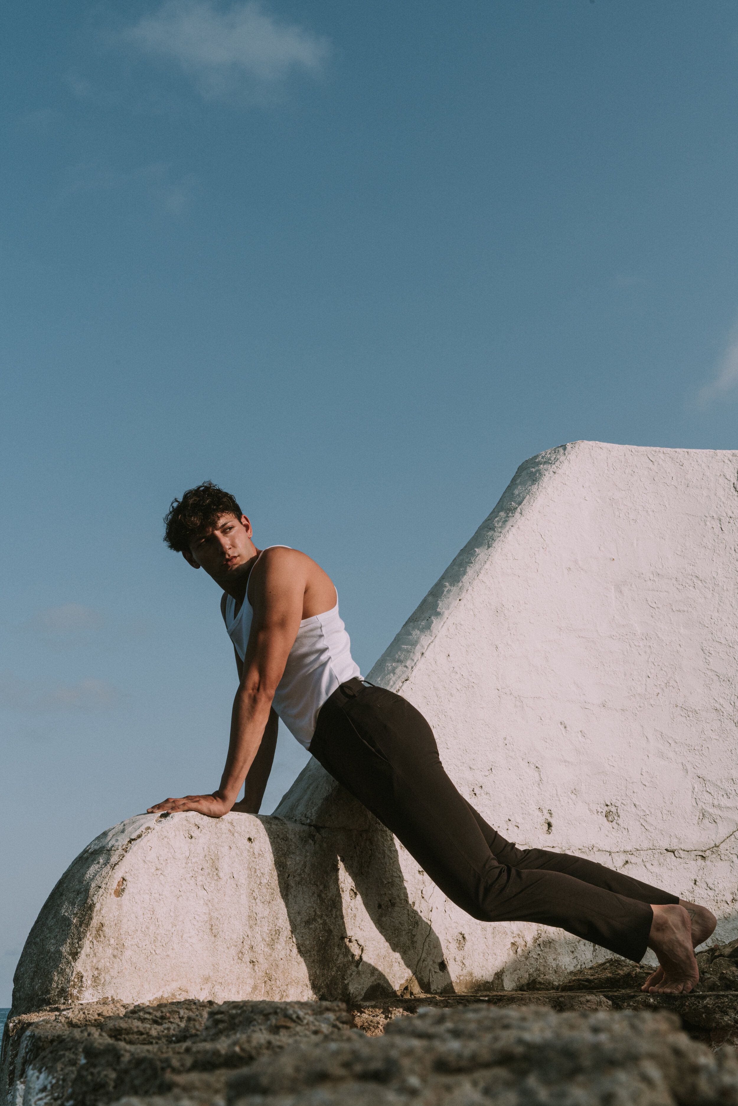 Editorial of male model Guille Castillo by photographer Armando Terrero ...