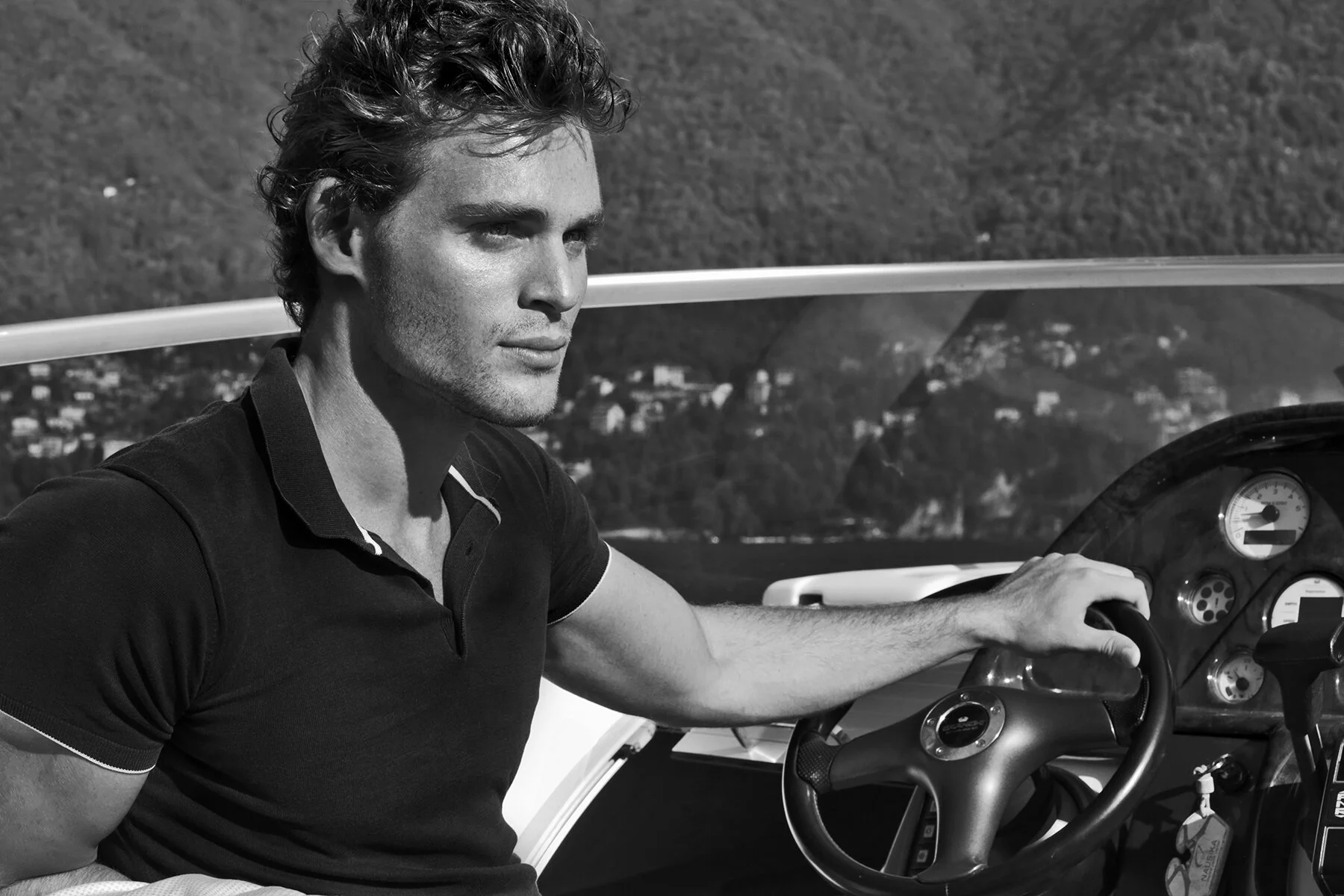 Editorial of male model Carlo Motta by photographer Marco Marezza shot ...