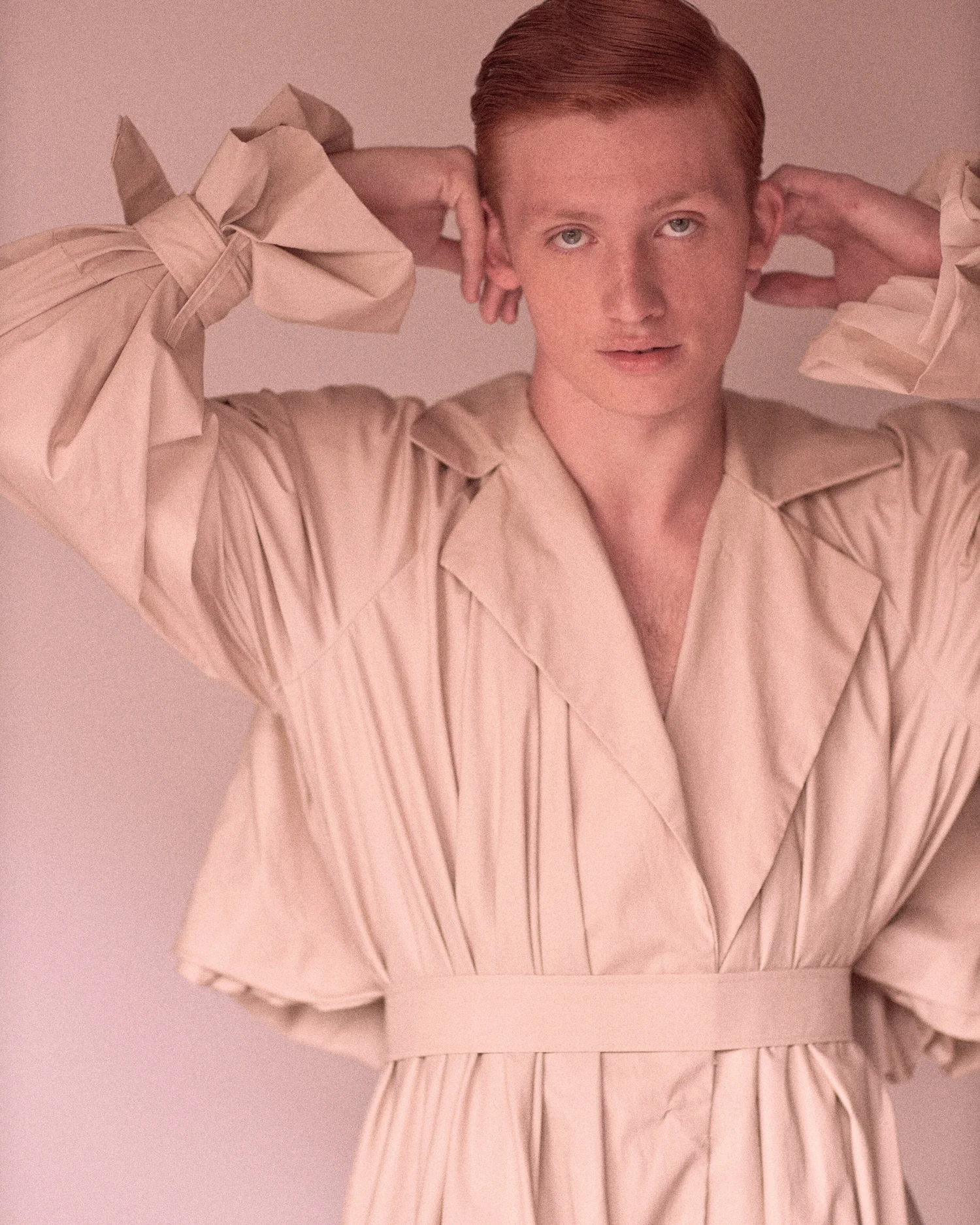 Editorial of male model George Osborne at Supa by photographer Declan ...