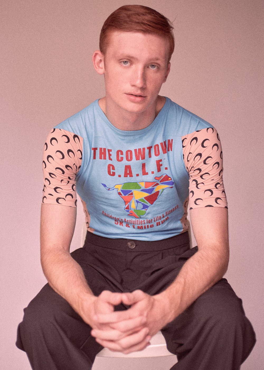 Editorial of male model George Osborne at Supa by photographer Declan ...