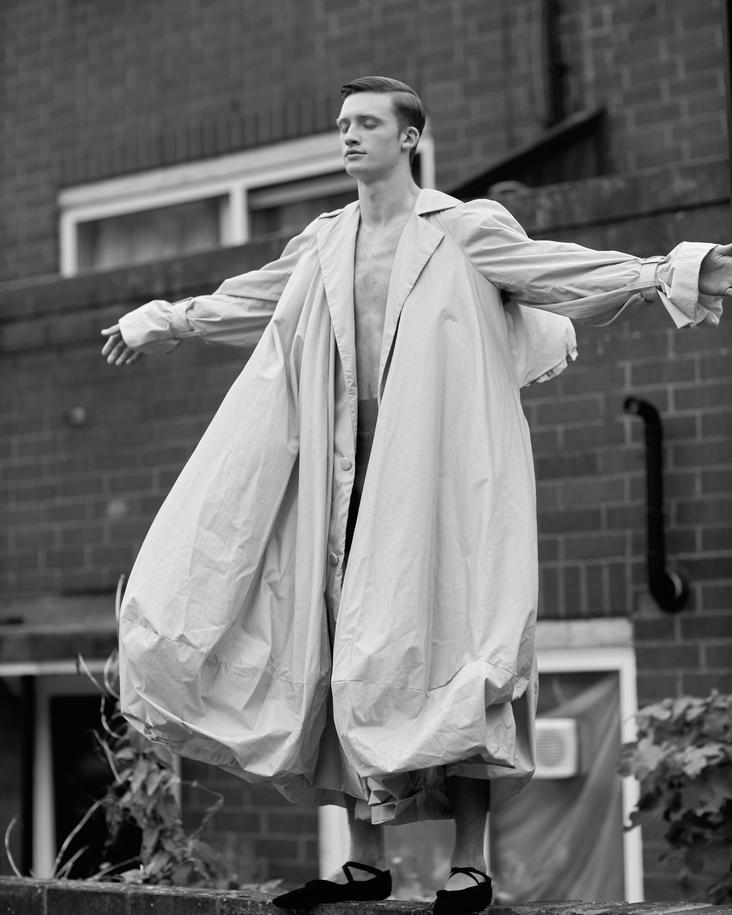 Editorial of male model George Osborne at Supa by photographer Declan ...