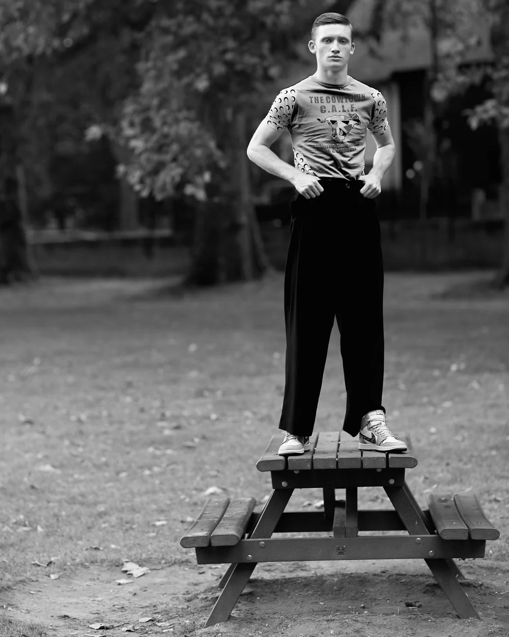 Editorial of male model George Osborne at Supa by photographer Declan ...