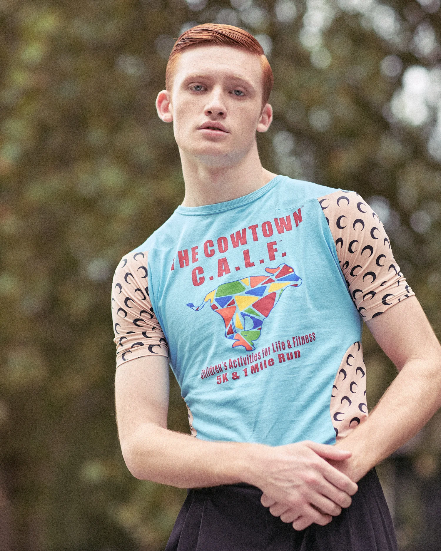 Editorial of male model George Osborne at Supa by photographer Declan ...