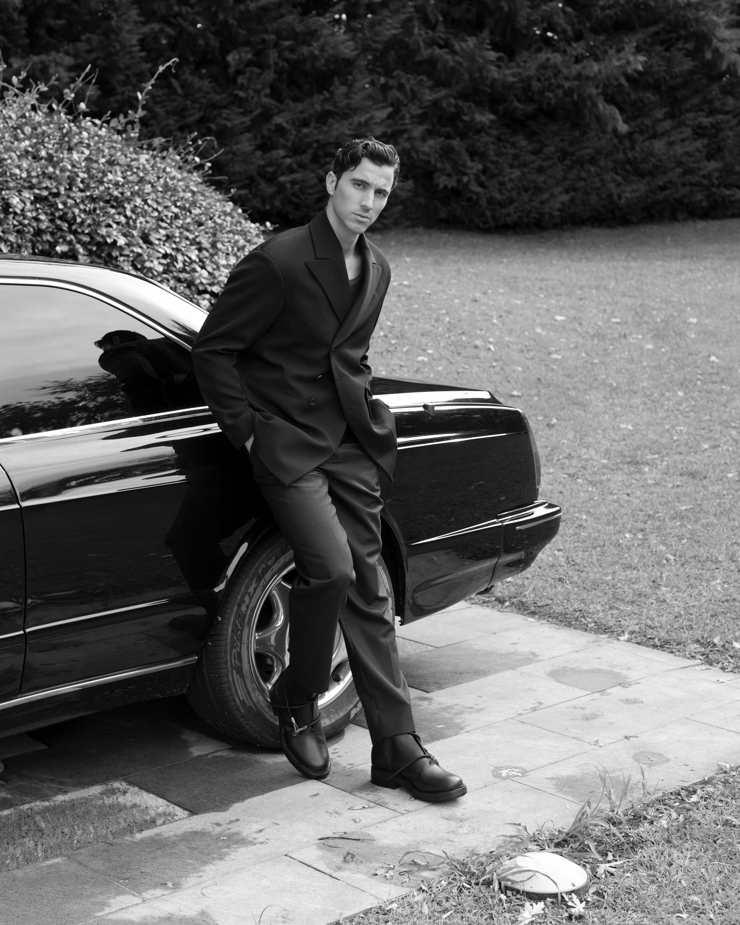 Editorial of male model Javier Rept by Lee Wood in Dirk Bikkembergs for ...