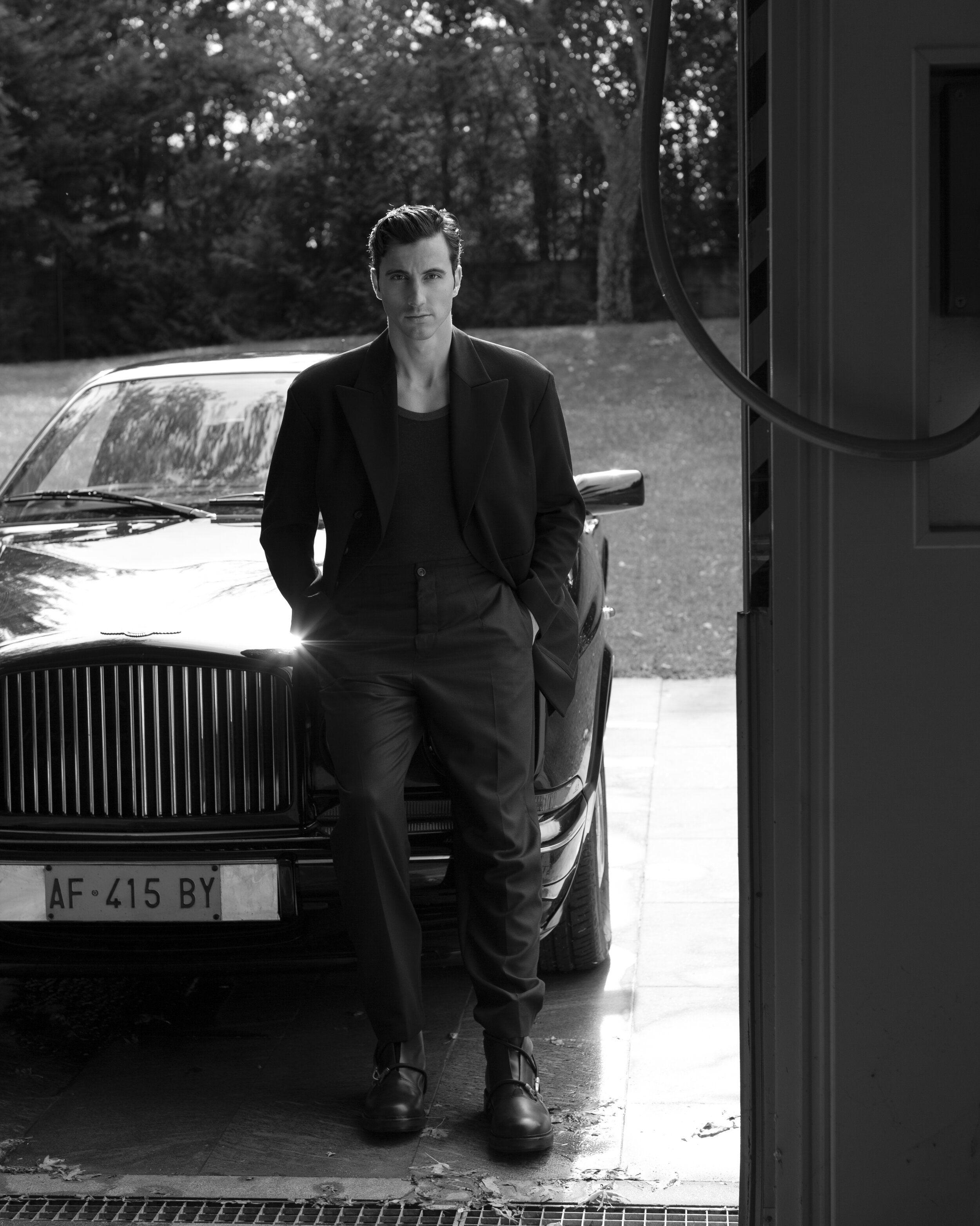 Editorial of male model Javier Rept by Lee Wood in Dirk Bikkembergs for ...