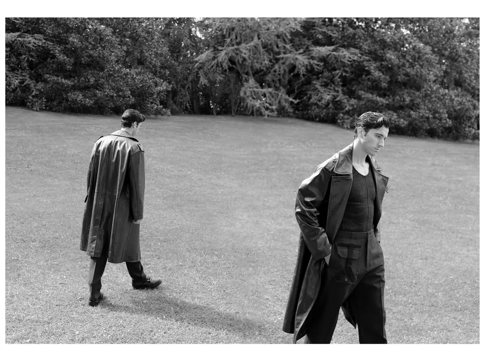 Editorial of male model Javier Rept by Lee Wood in Dirk Bikkembergs for ...