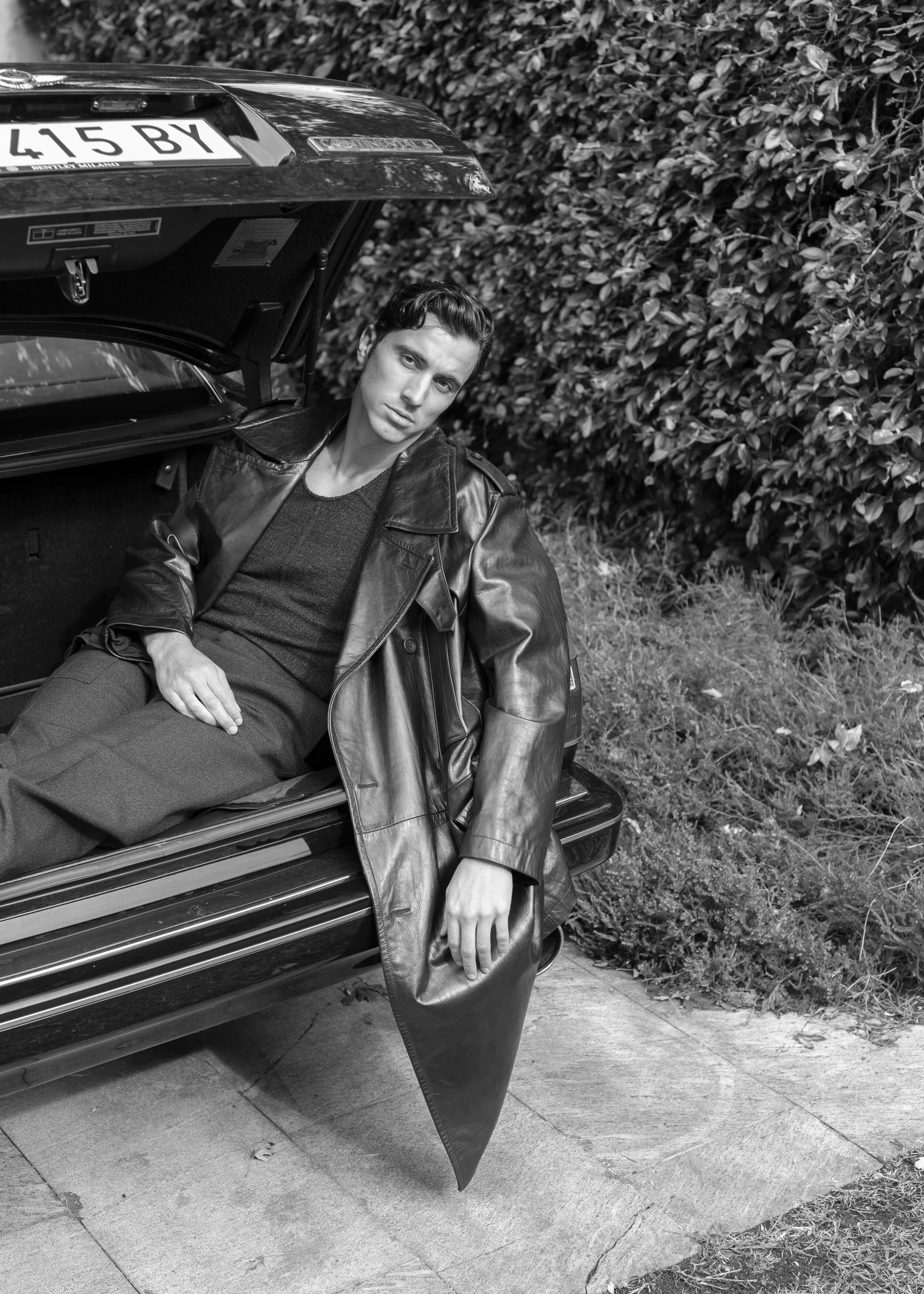 Editorial of male model Javier Rept by Lee Wood in Dirk Bikkembergs for ...