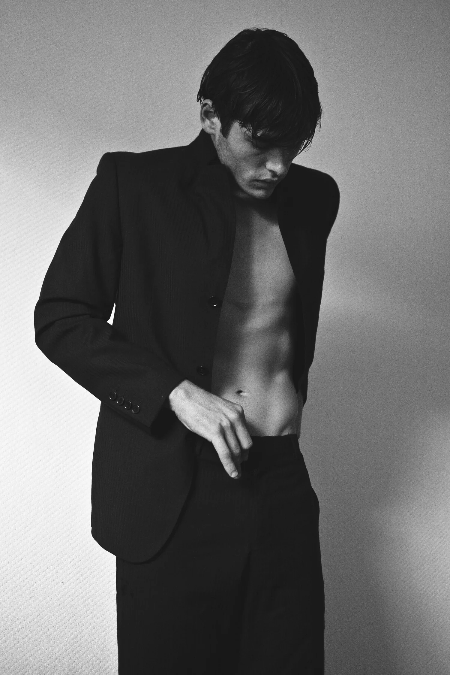 Editorial of male model Mikael Defays by photographer Matias Delasierra ...