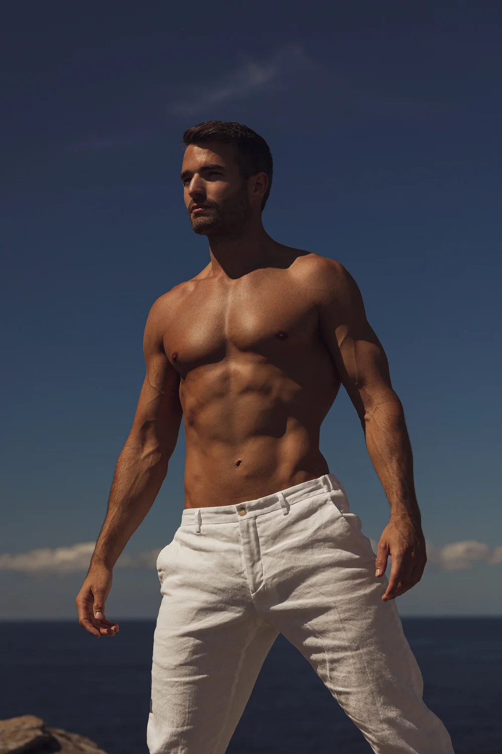 Male model Nick Bosher at Scoop Management by photographer Pat Supsiri ...