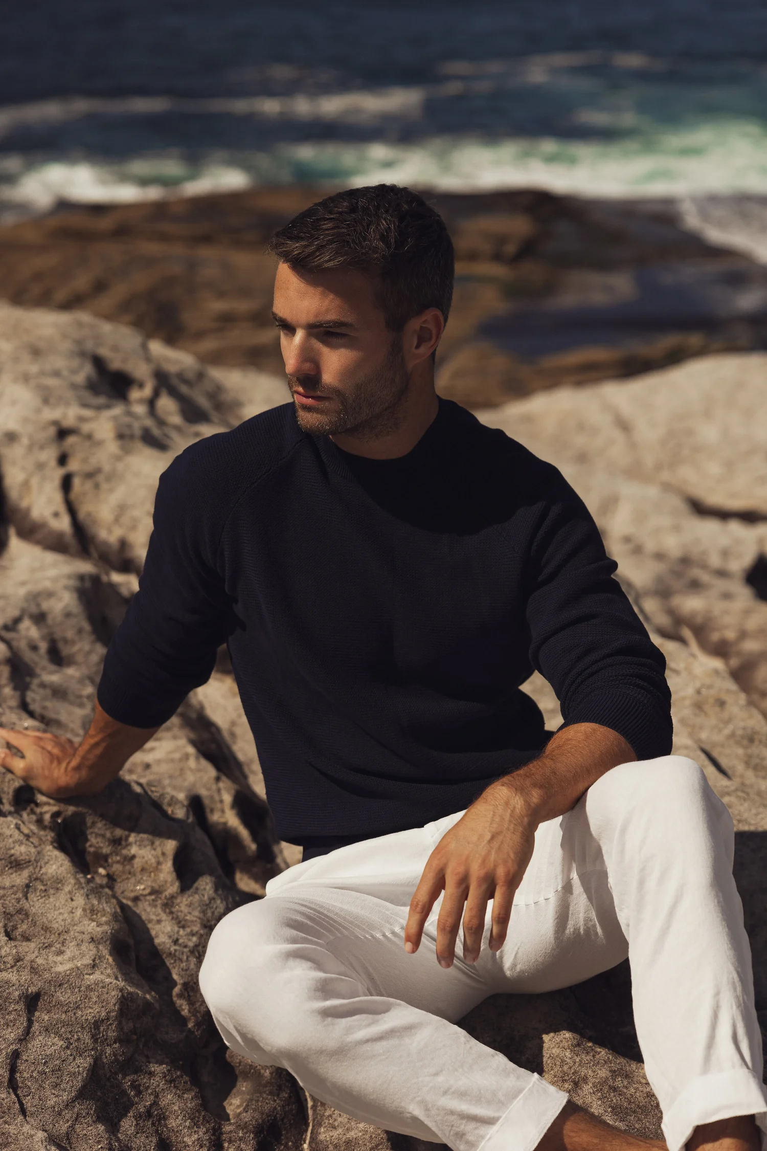 Male model Nick Bosher at Scoop Management by photographer Pat Supsiri ...