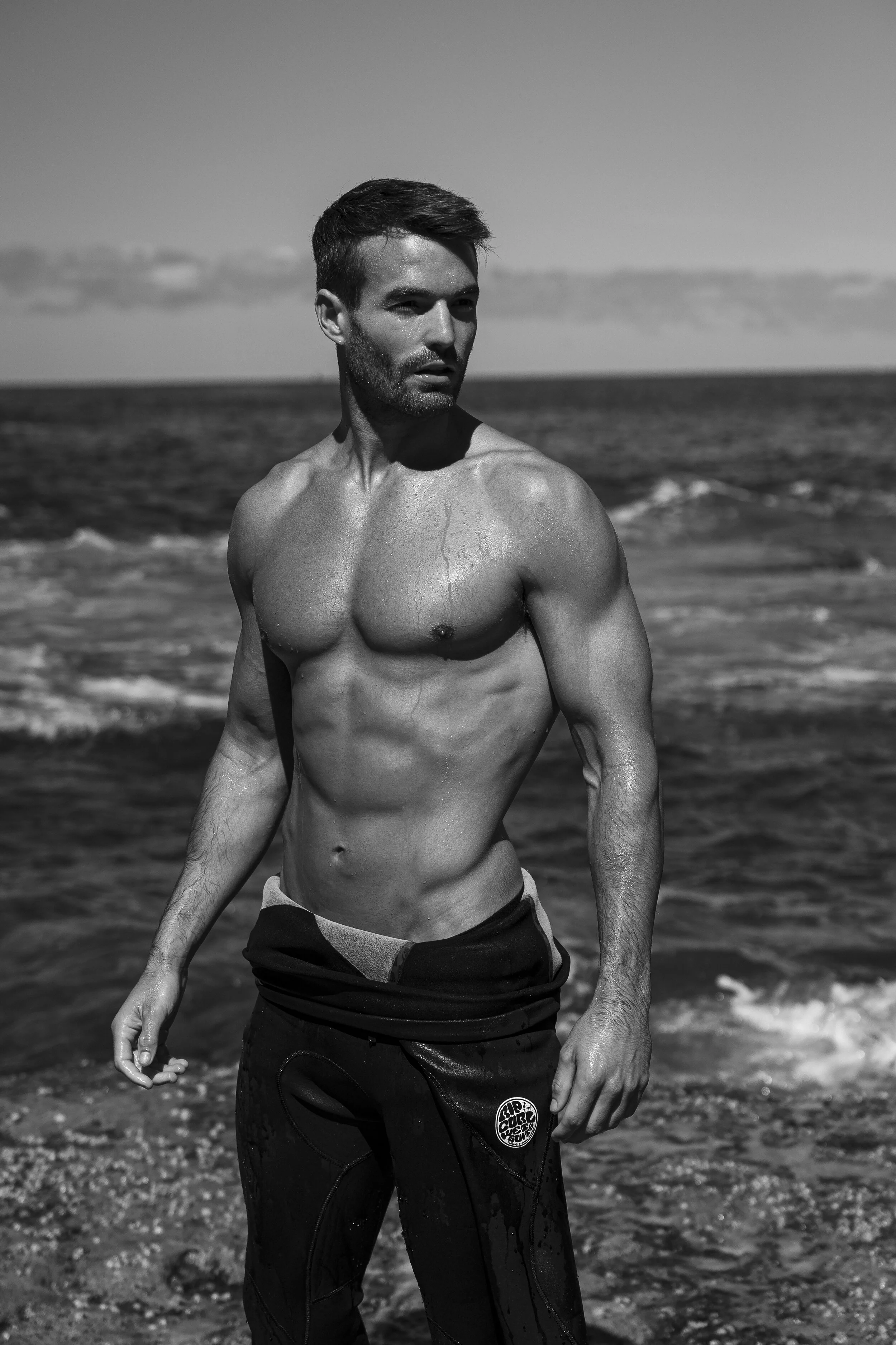 Male model Nick Bosher at Scoop Management by photographer Pat Supsiri ...