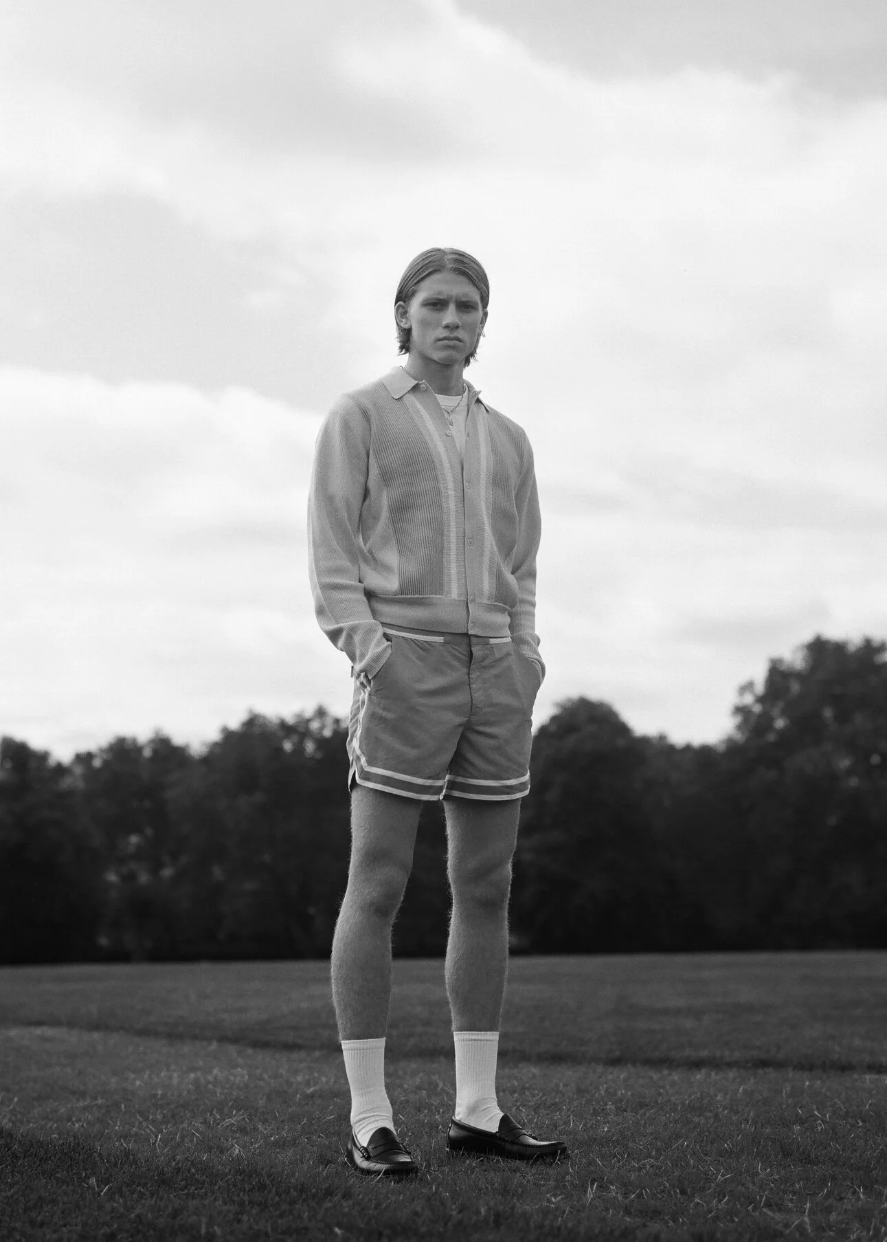 Editorial with models Owen Topping & George Adamson at Menace Model ...