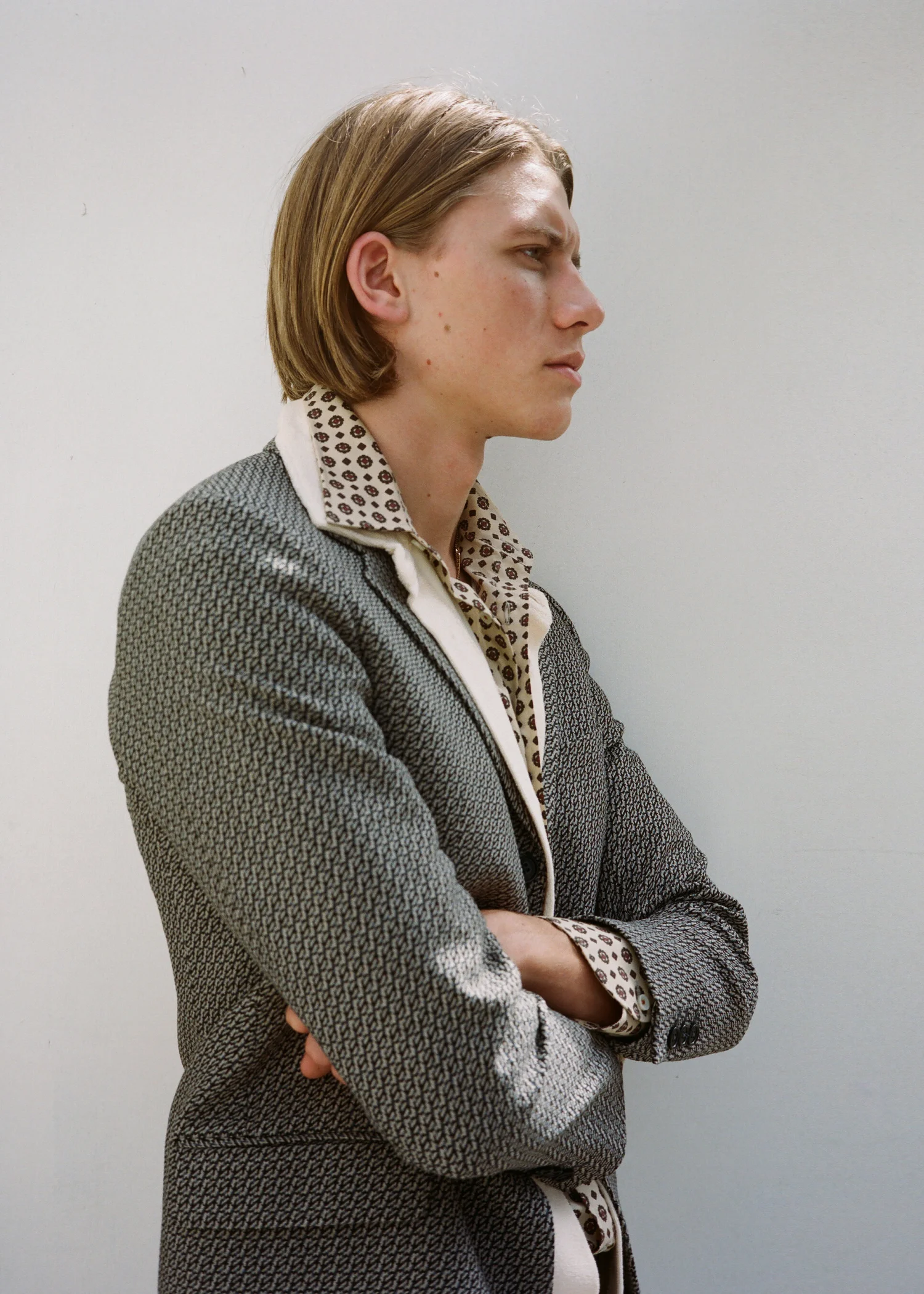 Editorial with models Owen Topping & George Adamson at Menace Model ...