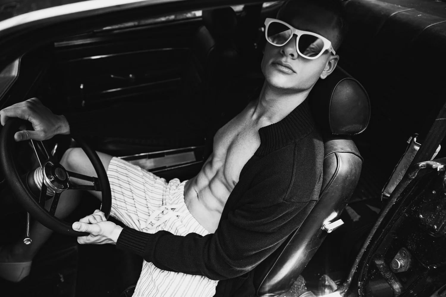 Male model Stan Ivak at Pretty Management by photographer Sanjay Belani ...