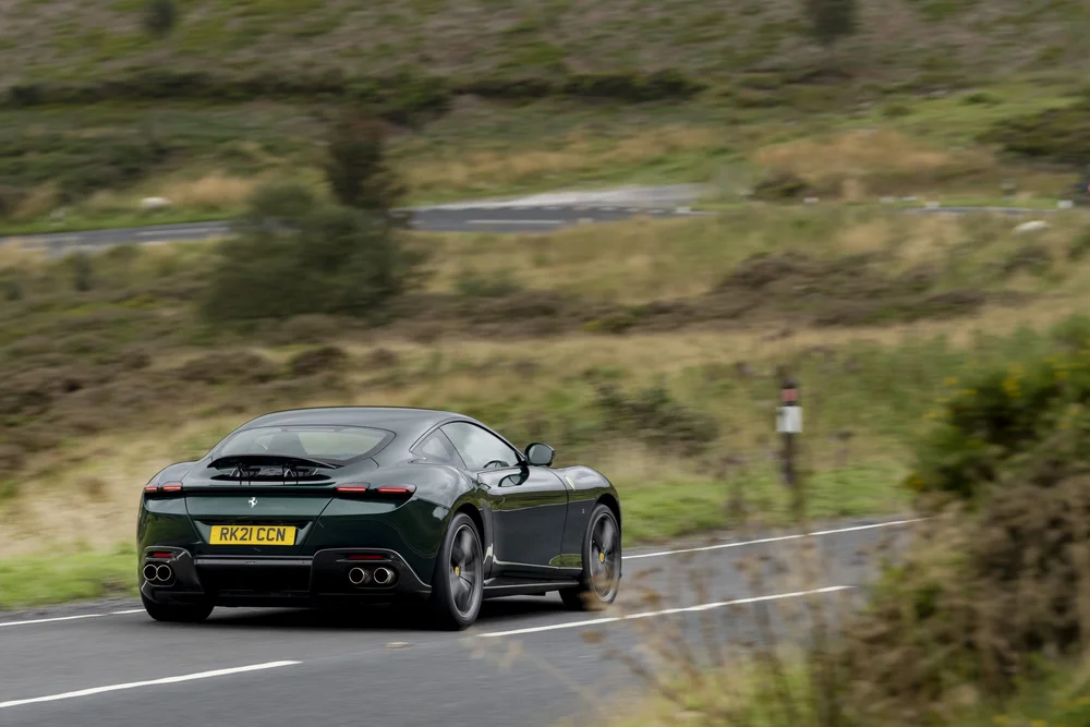 Ferrari Roma driving experience in Snowdonia and Portmeirion on The ...