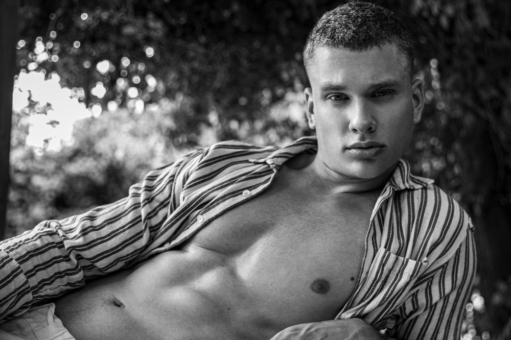 Male model Stan Ivak at Pretty Management by photographer Sanjay Belani ...