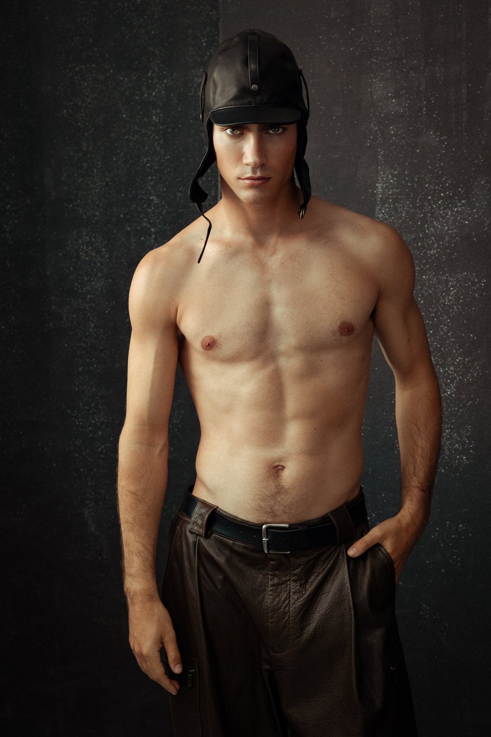 EXCLUSIVE: Male model Louis Howells in AW23 Emporio Armani & Giorgio ...