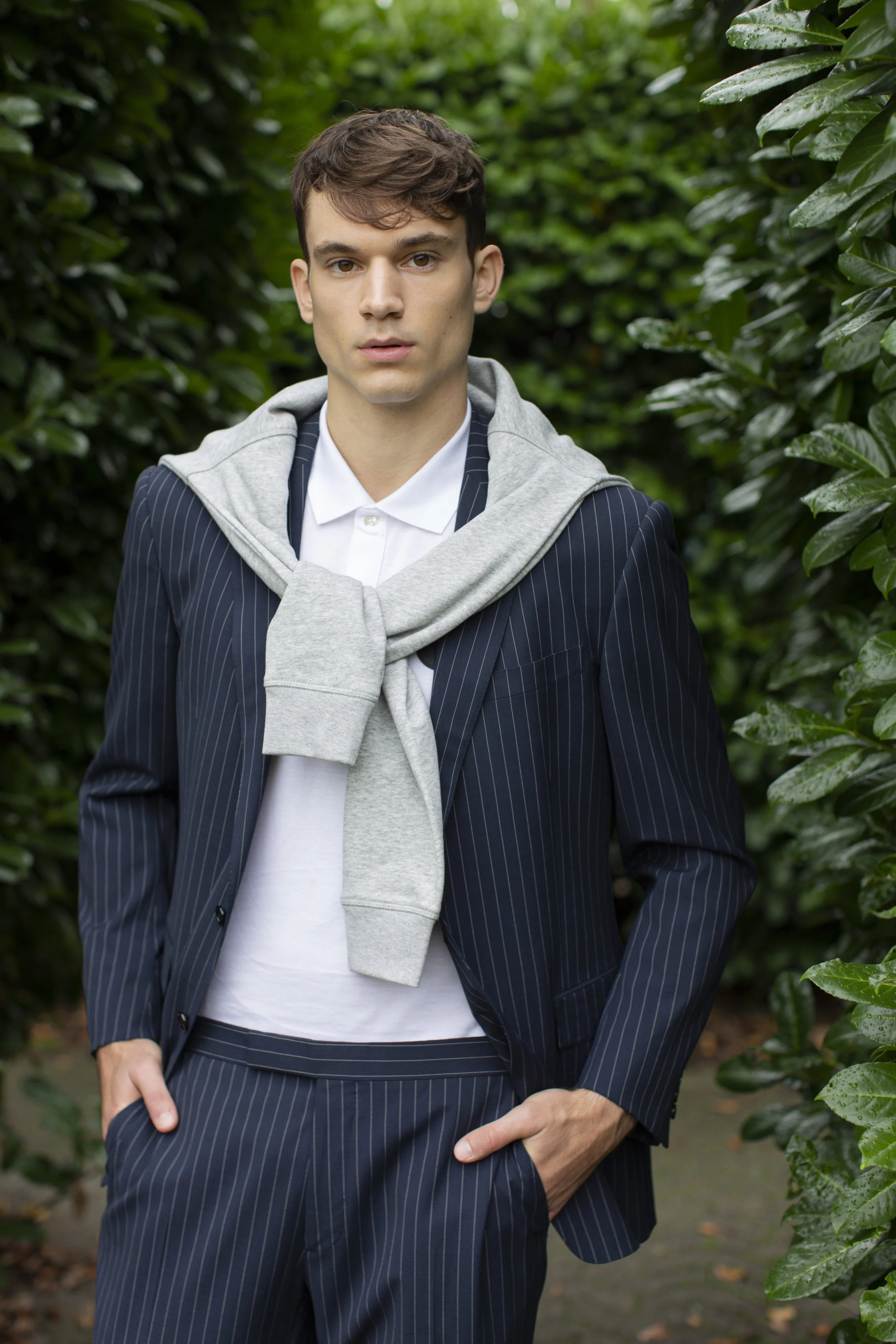 Models Fallou Gueye & Teo Guerrieri at Boom Models at the tennis club ...