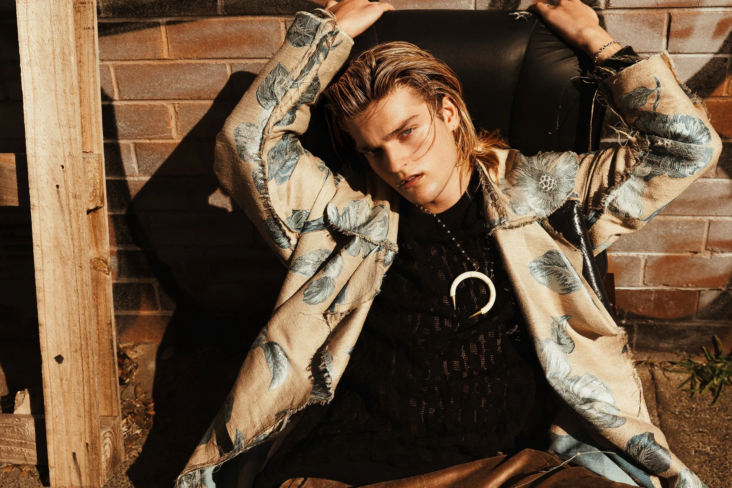 Male model Luca Moncho by photographer Pat Supsiri for The Rakish Gent ...