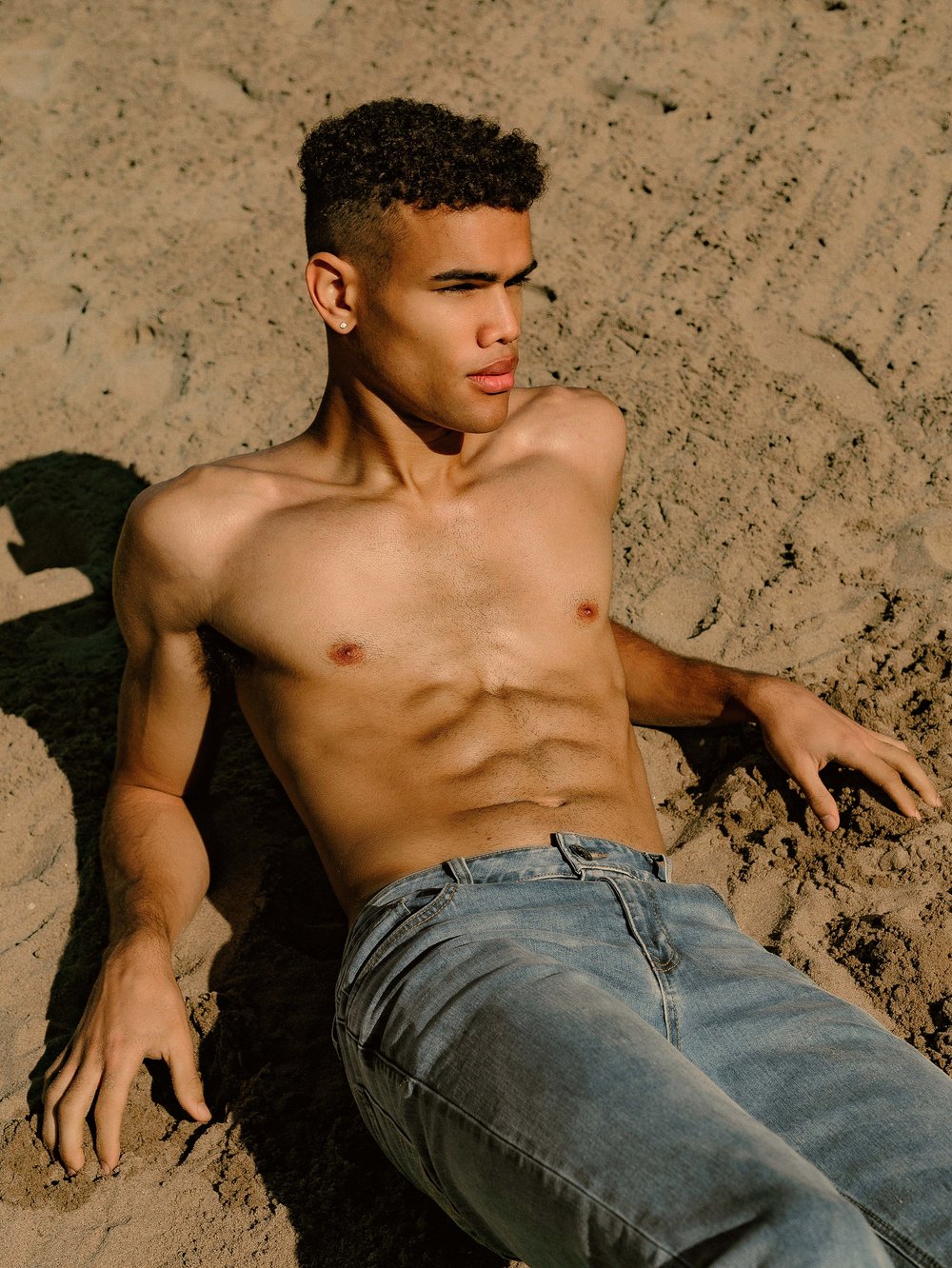 Male model Justice Beverley at Two Management by photographer Klara ...