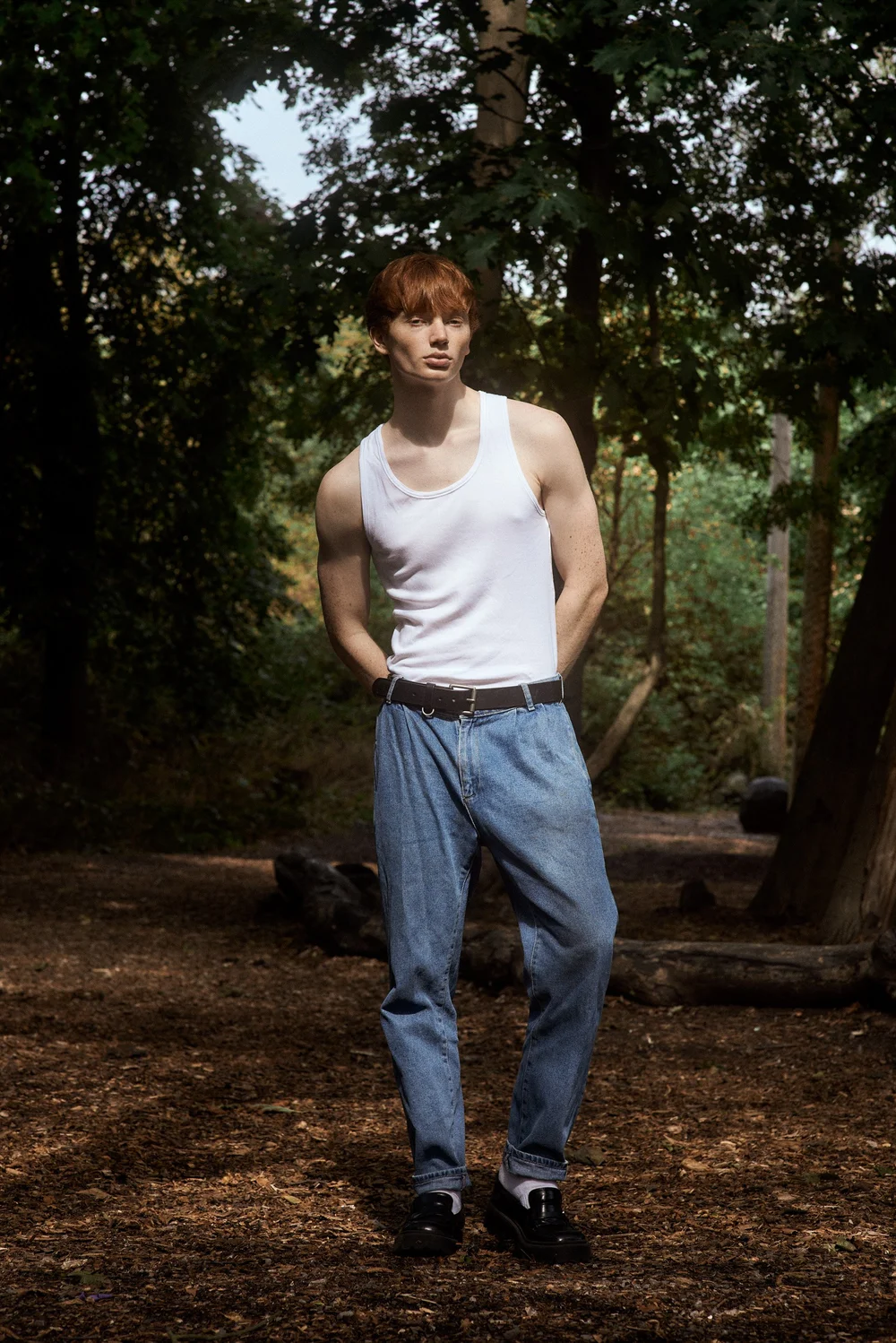 Male model Calum Harper at Menace by photographer Ciaran Christopher ...