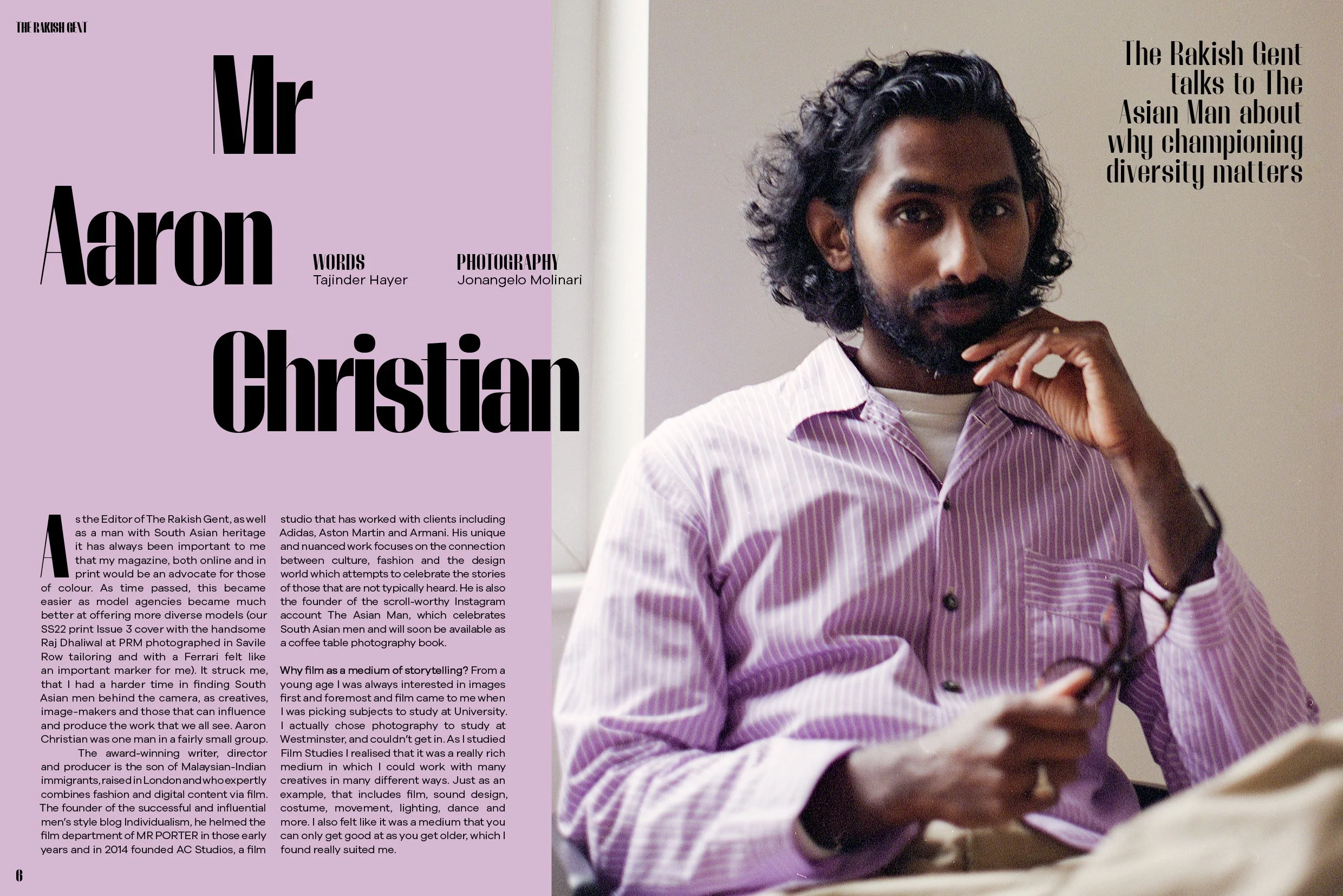 THE RAKISH GENT PRINT ISSUE 4 - In Conversation with Mr Aaron Christian — The Rakish Gent