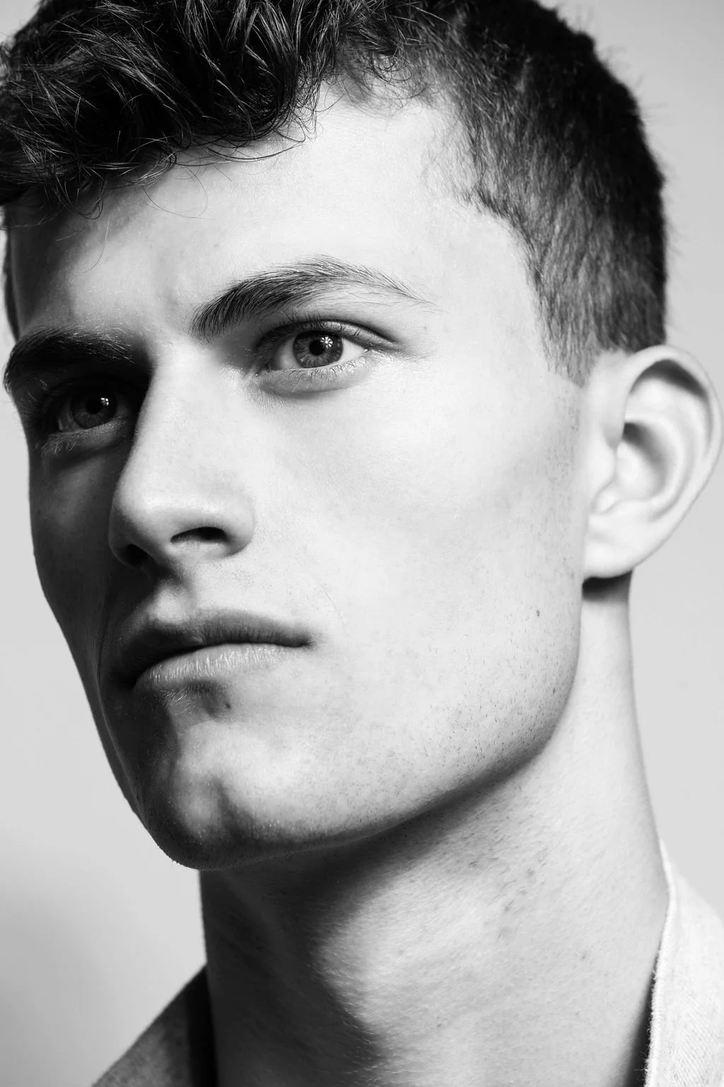 Male model Jude Wright at Nevs photographed by Nicholas Andrews for The ...