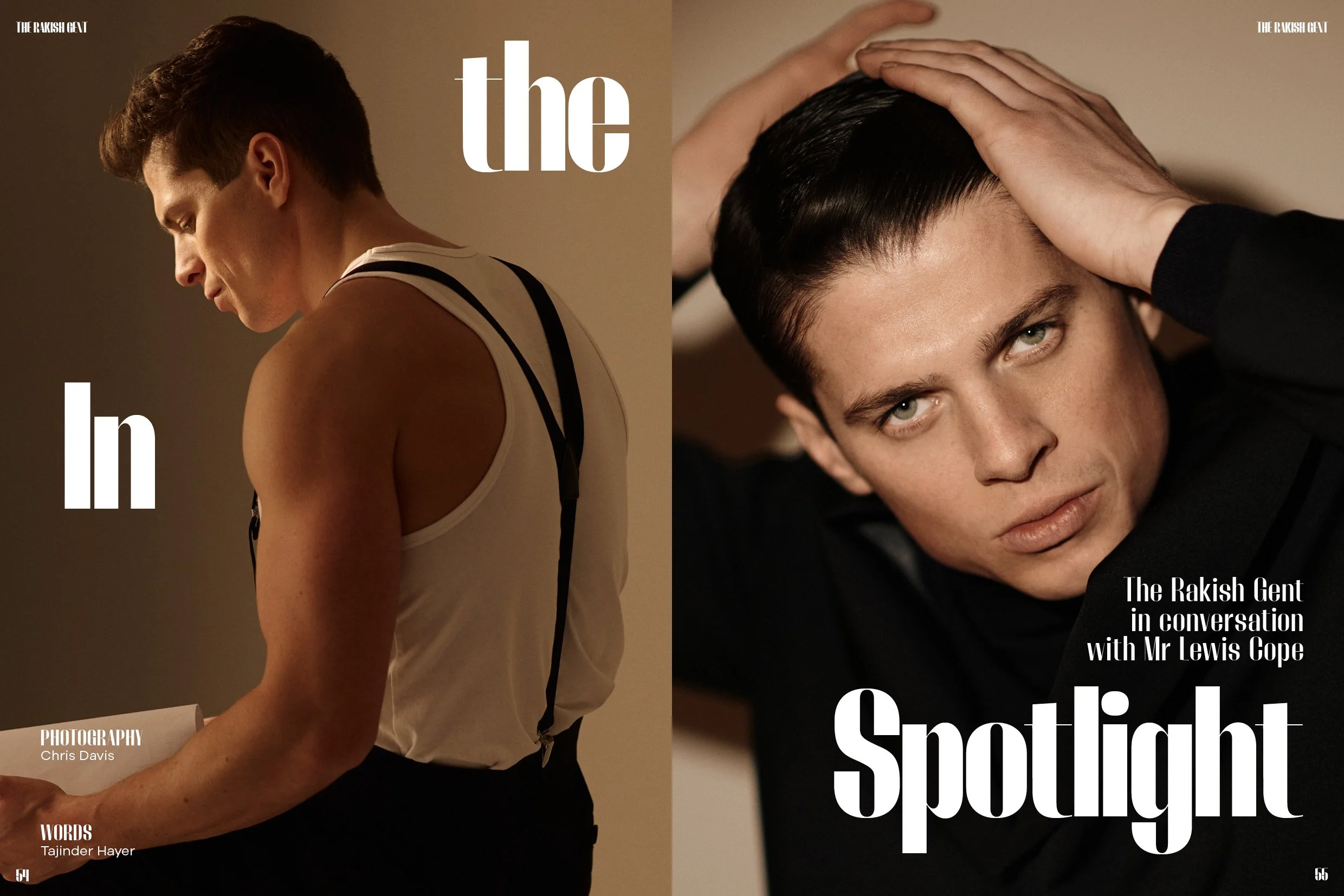 THE RAKISH GENT PRINT ISSUE 4 Lewis Cope, Emmerdale star exclusively ...