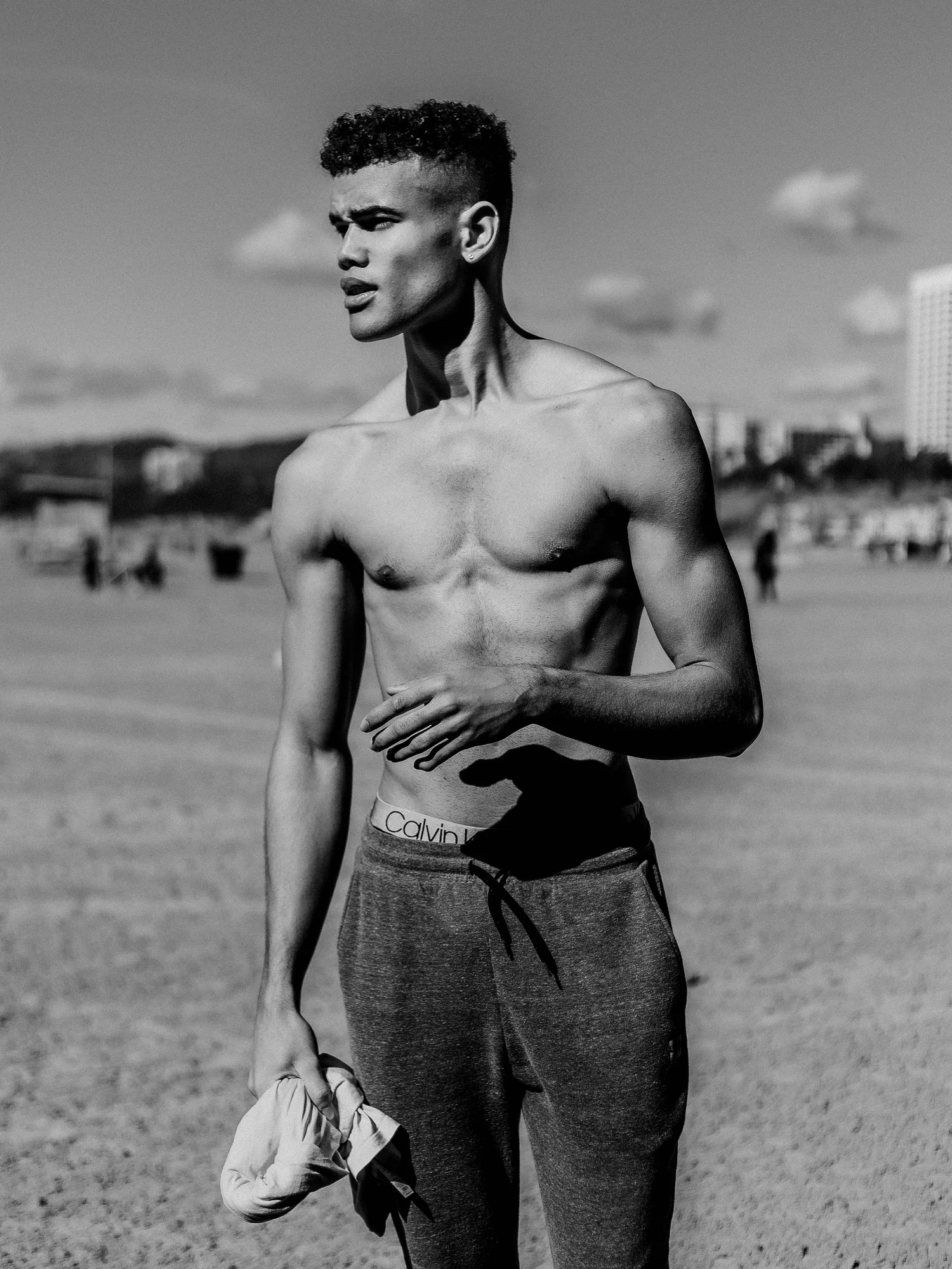 Male model Justice Beverley at Two Management by photographer Klara ...