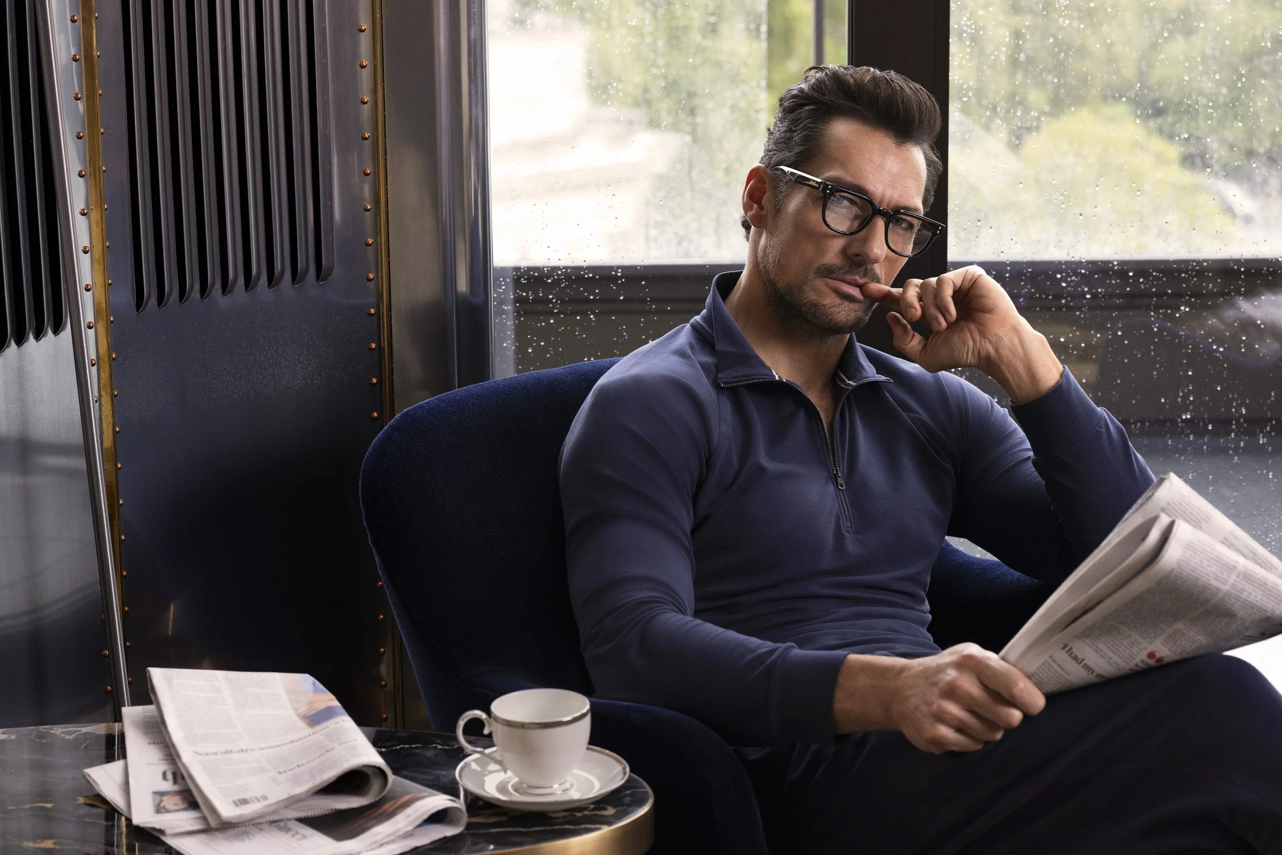 Hackett London x David Gandy Wellwear - The Rakish Gent digital cover ...