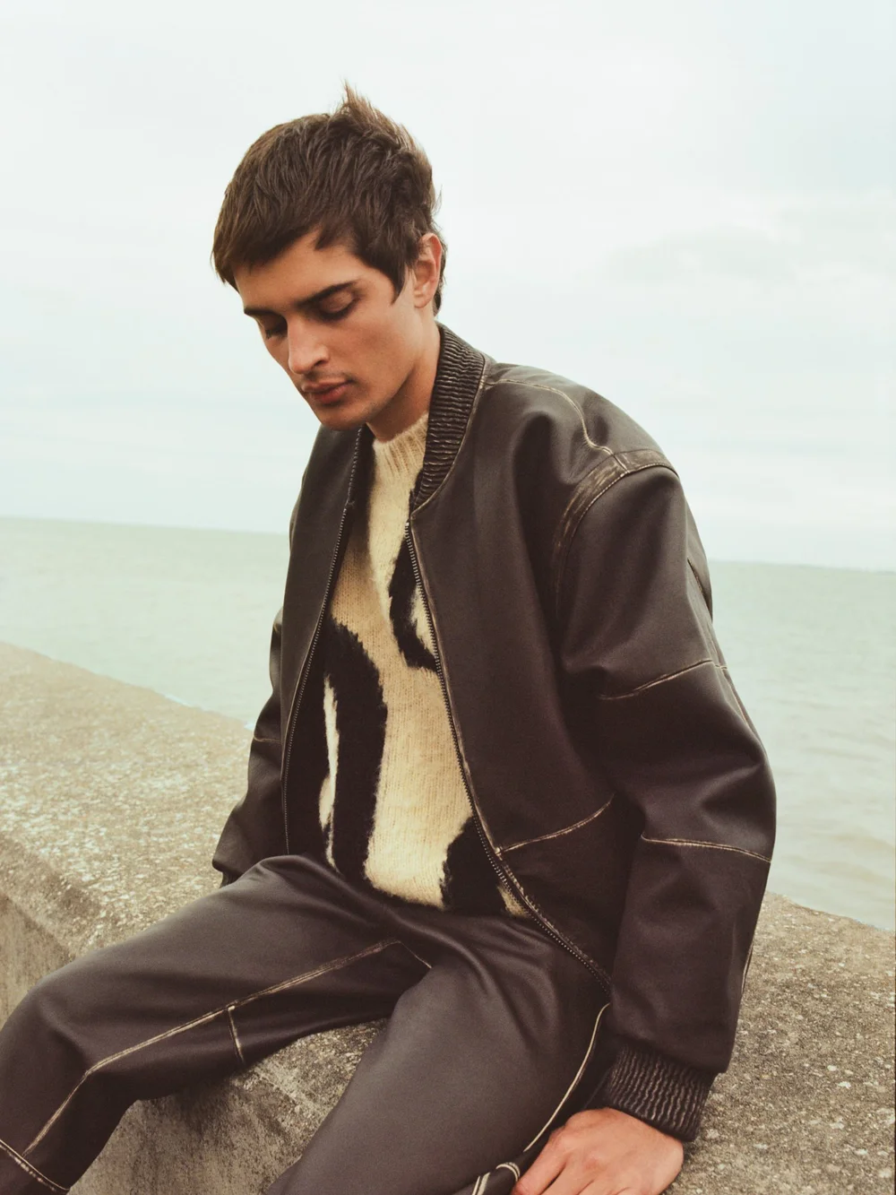 Editorial with male model Pablo Garcia at Premier with photographer ...