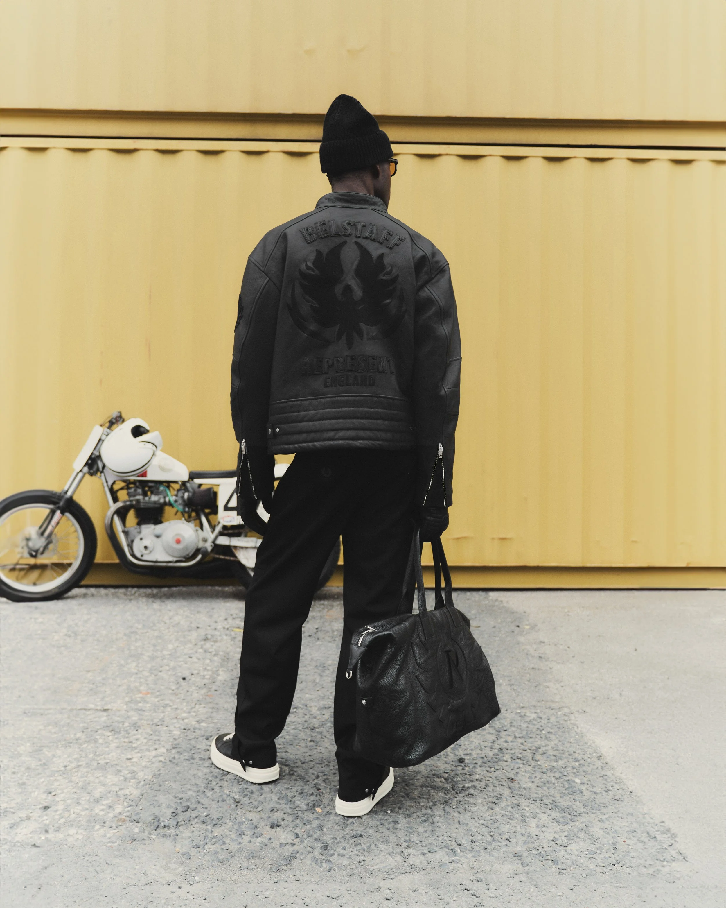 Belstaff x Represent Collaboration 2024: Iconic British Motorcycle ...