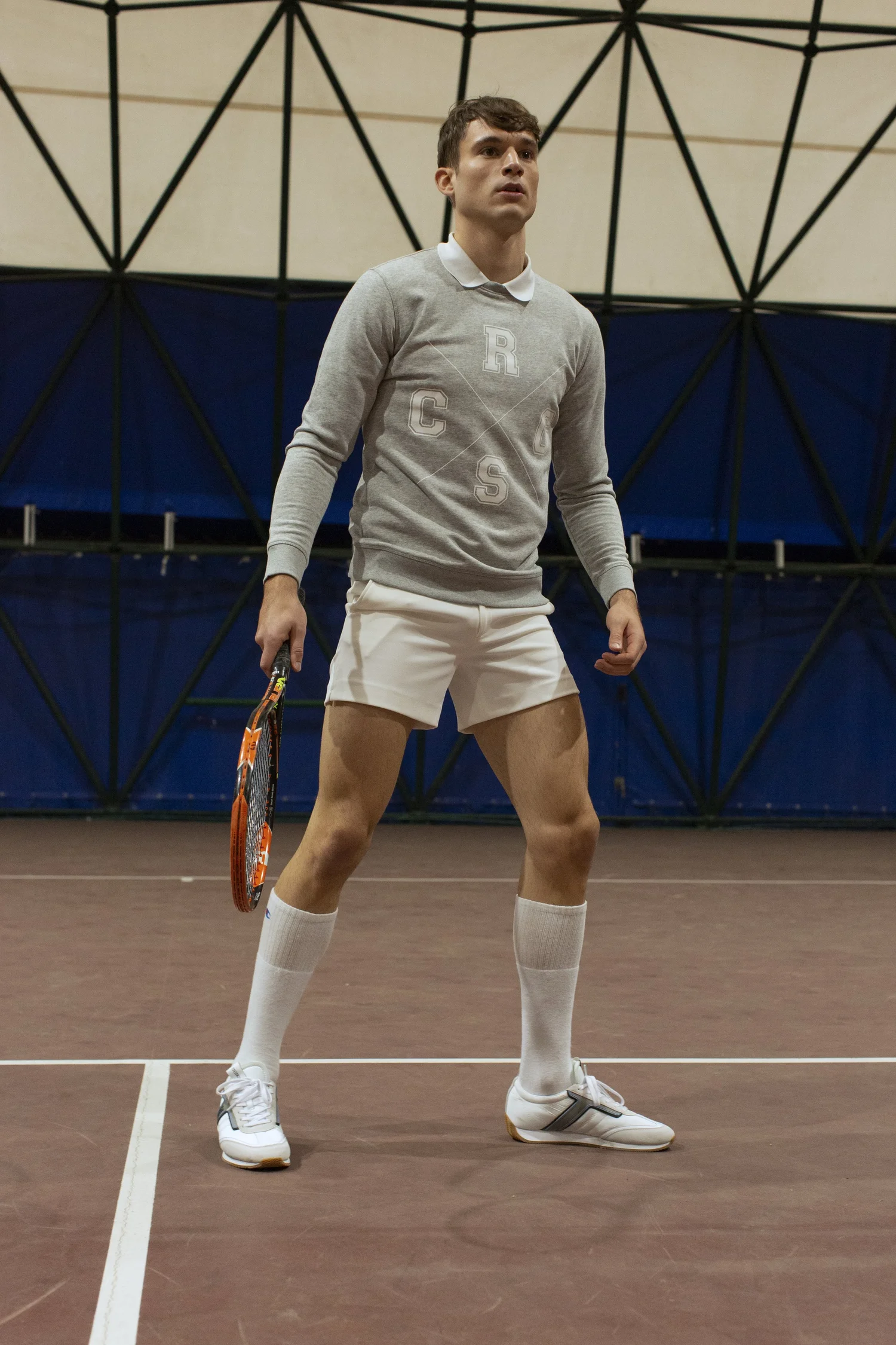 Models Fallou Gueye & Teo Guerrieri at Boom Models at the tennis club ...