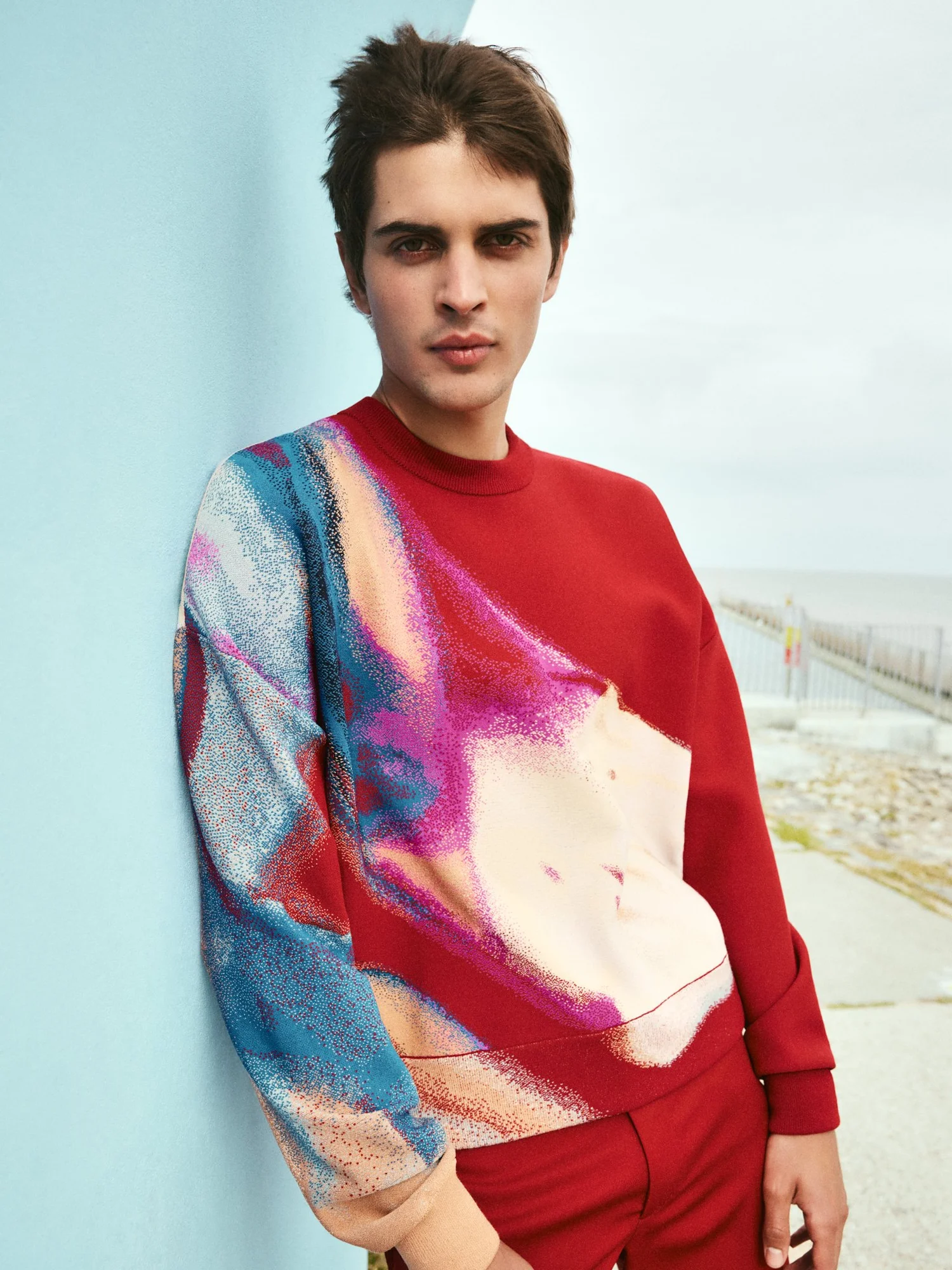 Editorial with male model Pablo Garcia at Premier with photographer ...