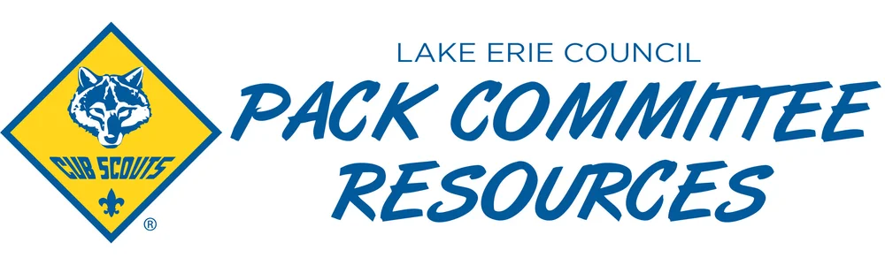 Pack Committee Resources — Lake Erie Council