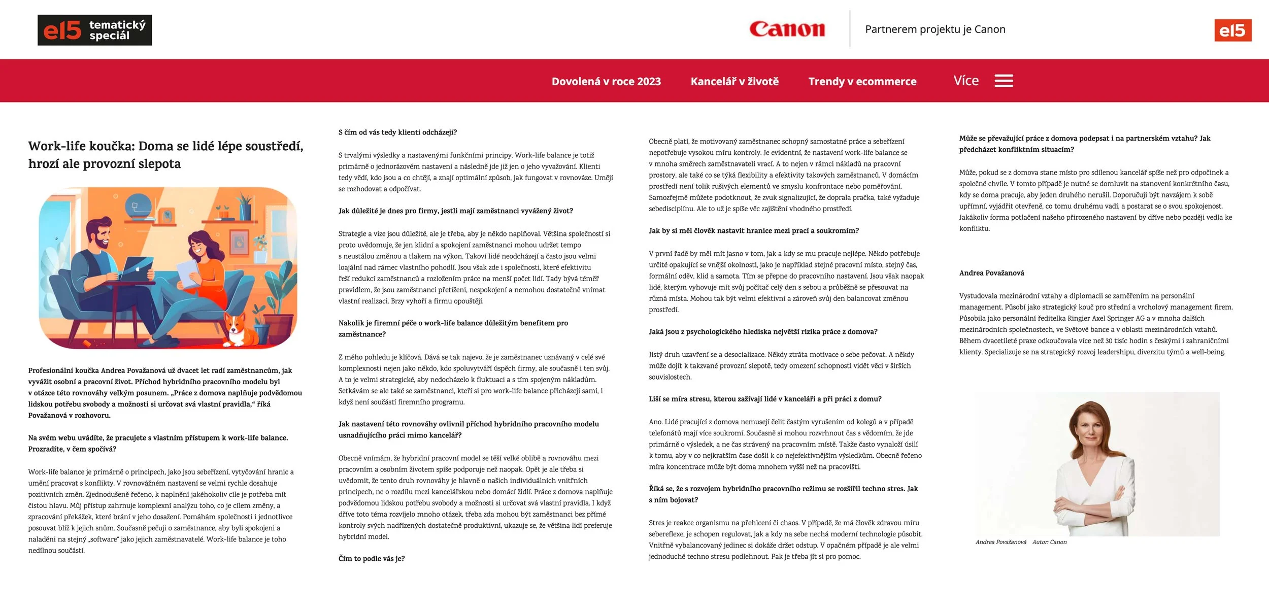 Magazine Interview Article Template