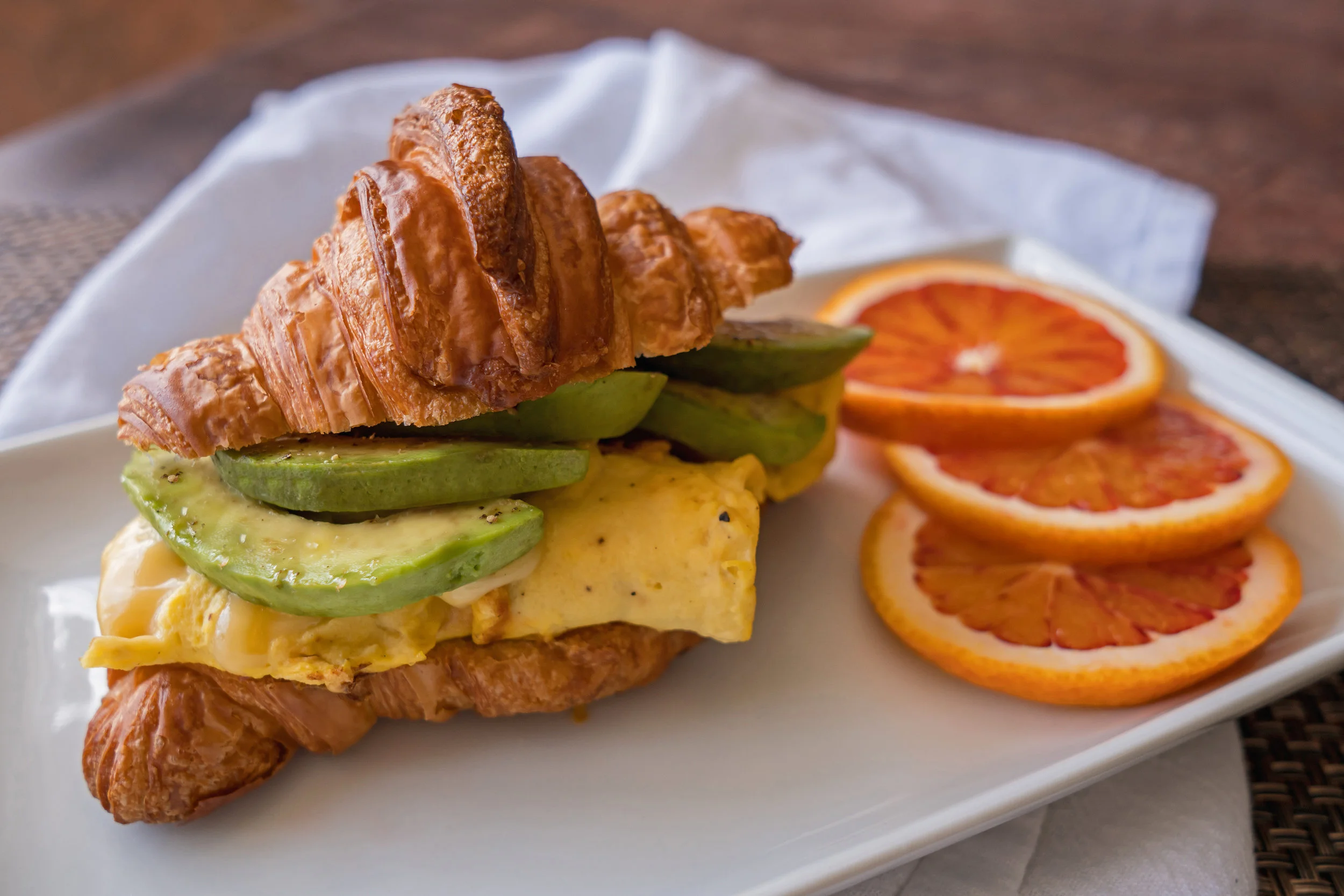 Just Egg Croissant Sandwich — The Yummy Vegan