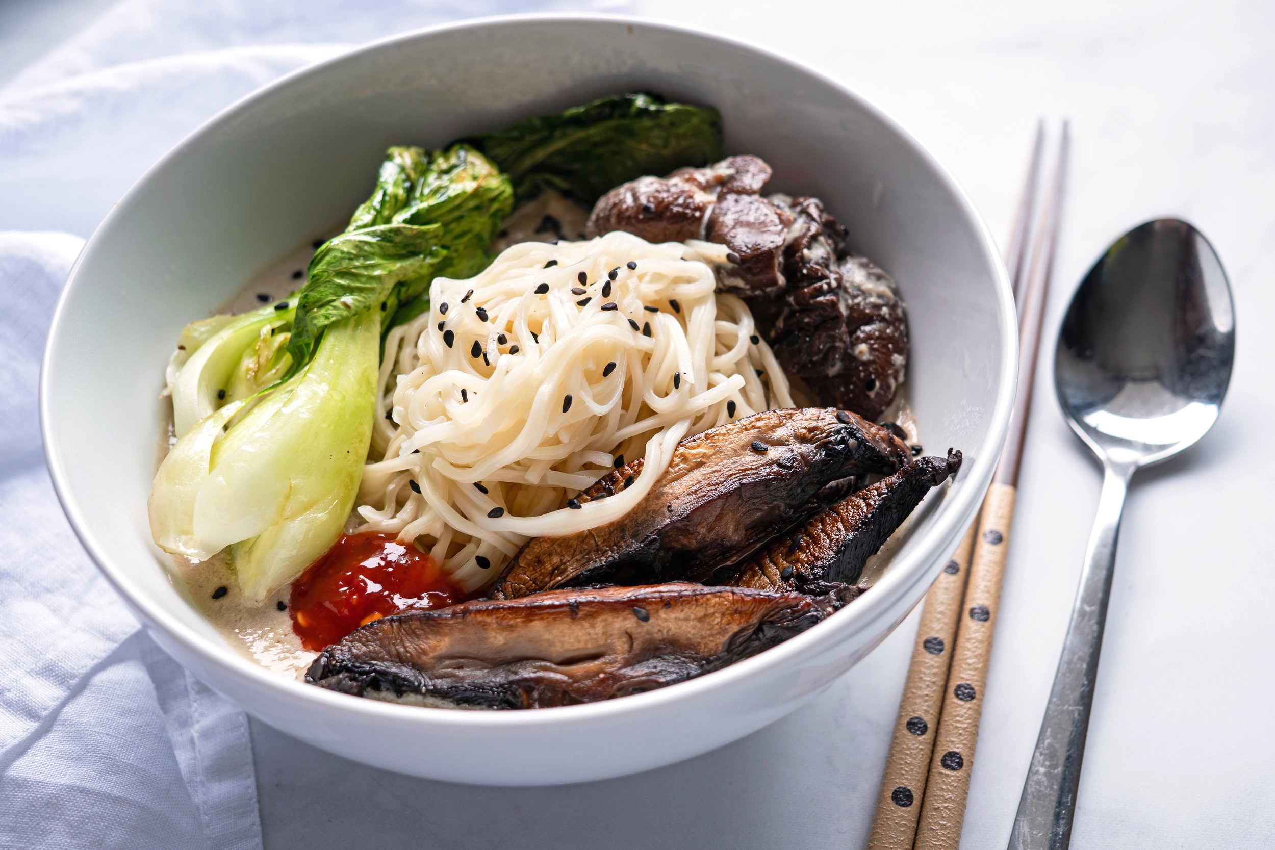 Savory Ramen Pancake — The Yummy Vegan