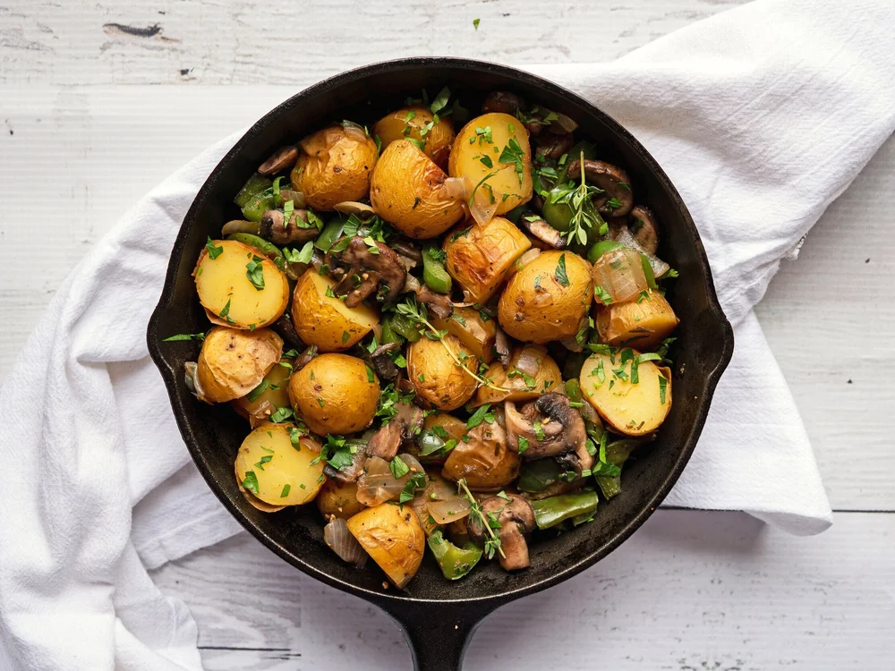 Roasted Potato Hash — The Yummy Vegan
