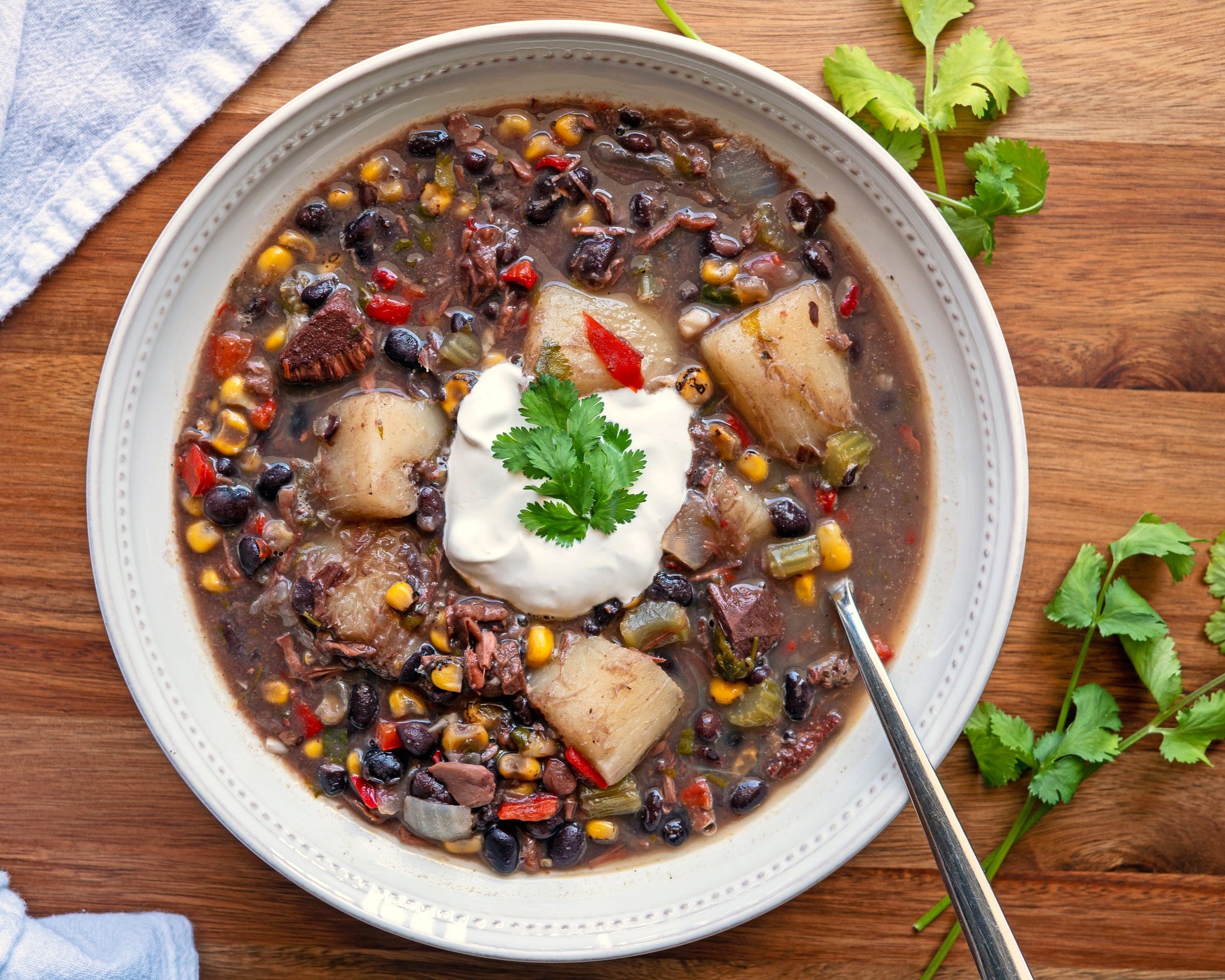 Jamaican Jackfruit & Sweet Potato Stew — The Yummy Vegan