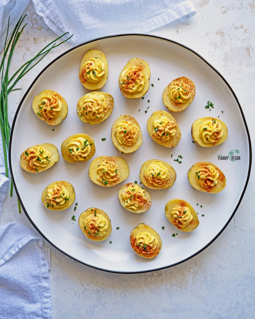 Deviled Potatoes — The Yummy Vegan