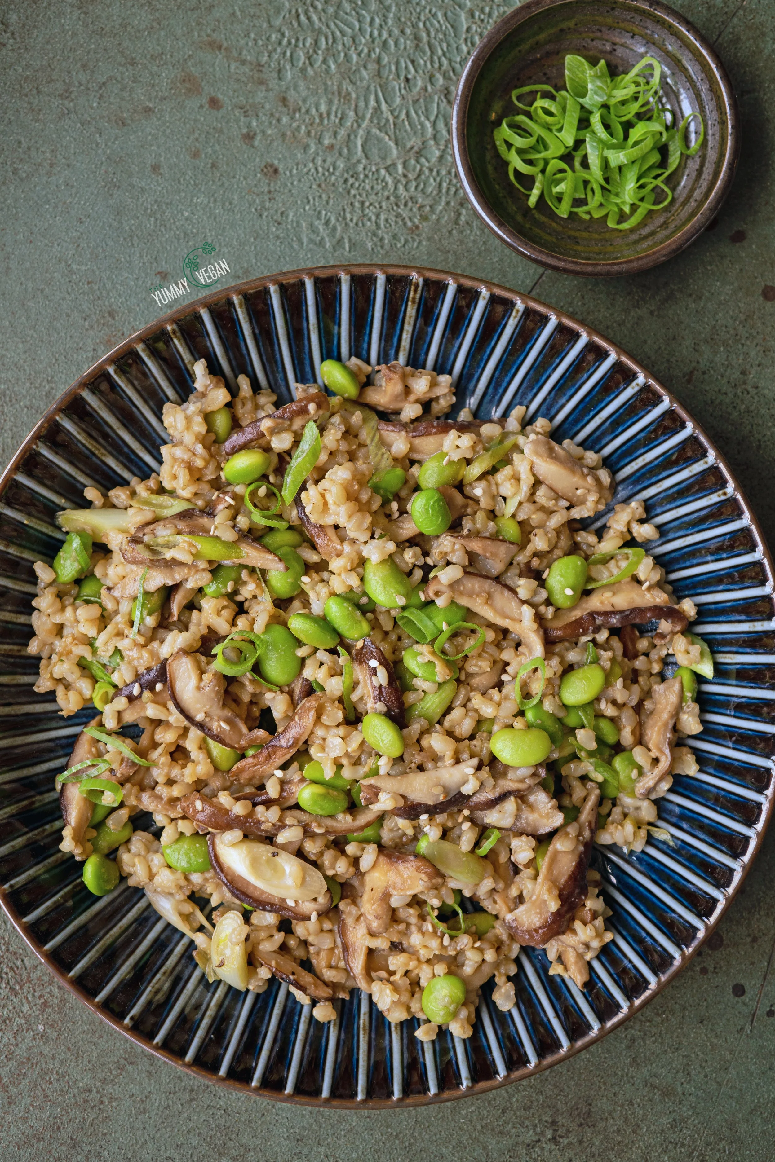 Miso Shiitake Rice — The Yummy Vegan