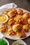 Chicago style mini hot dog bites — The Yummy Vegan