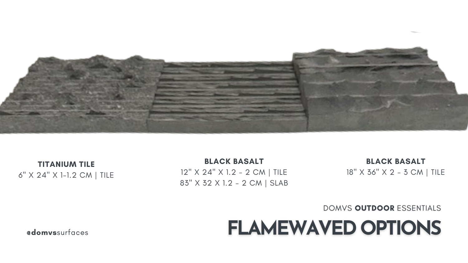 Flame-Waved vs. Natural Split Basalt: The Best Tile Finish — DOMVS Surfaces