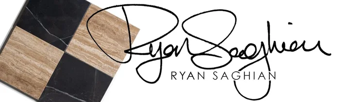 Ryan Saghian Checkered Marble Tile Soho Collection - We Ship Nationwide ...