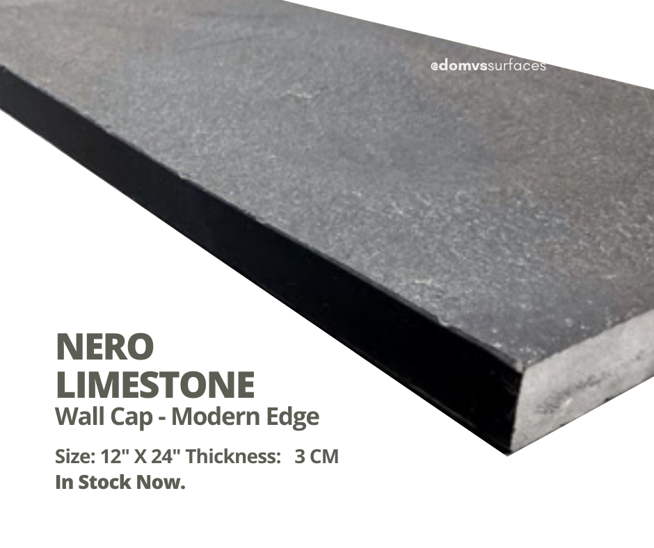 Black Stone Wall Coping